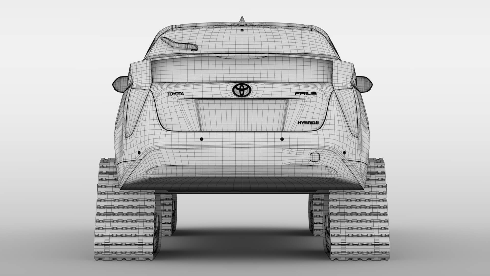 Toyota Prius Crawler 2017 - 3D Model by Creator 3D