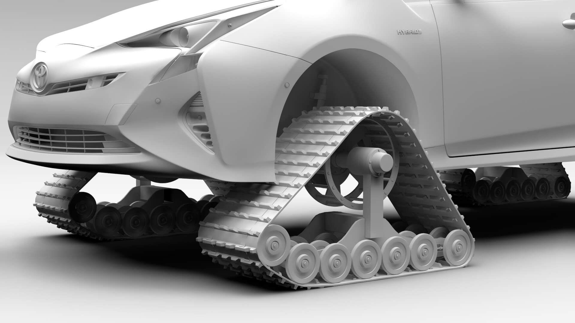 Toyota Prius Crawler 2017 - 3D Model by Creator 3D