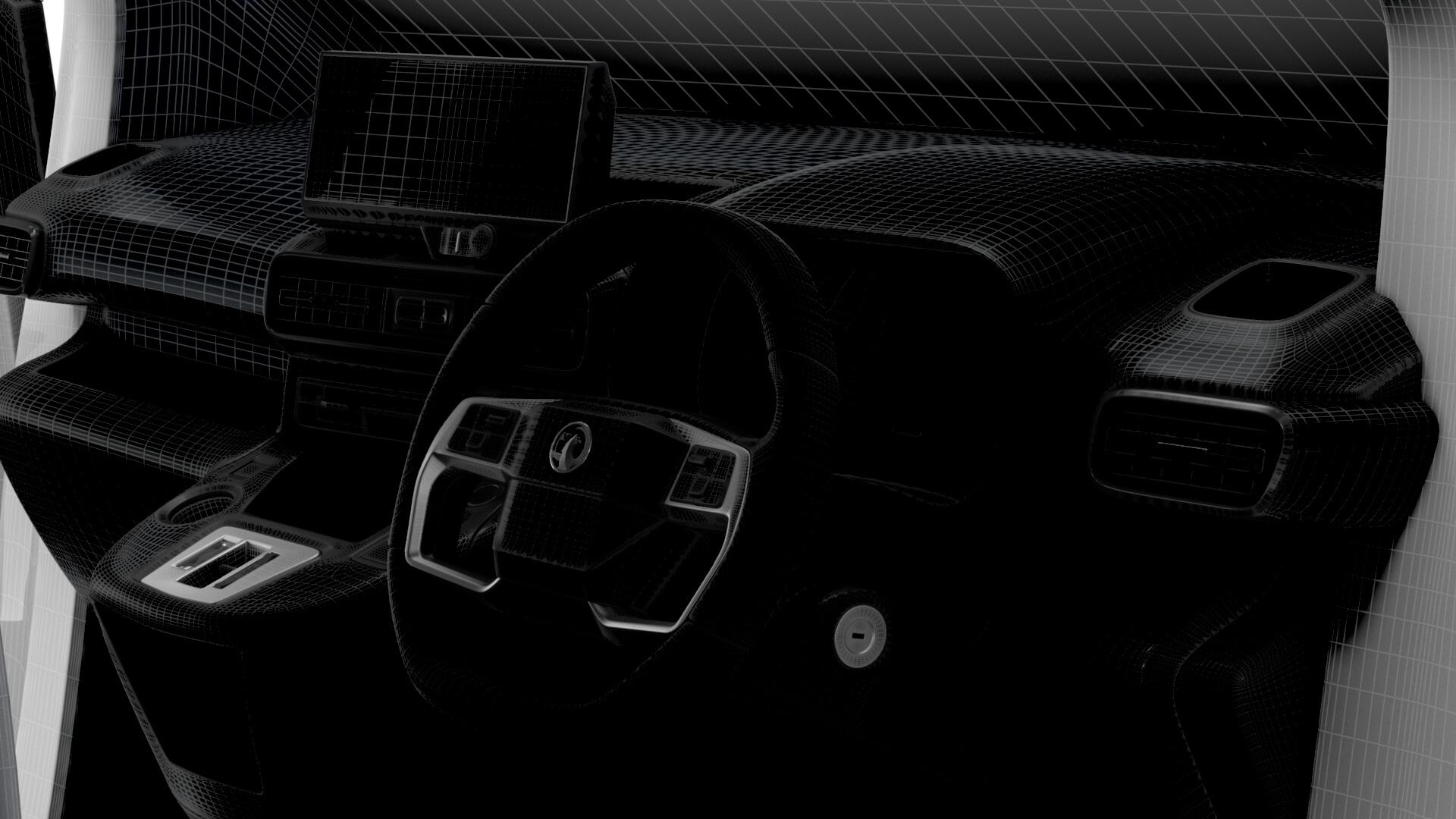 Vauxhall Combo E SWB Van Tailgate HQ Interior 2024 - 3D Model by Creator 3D