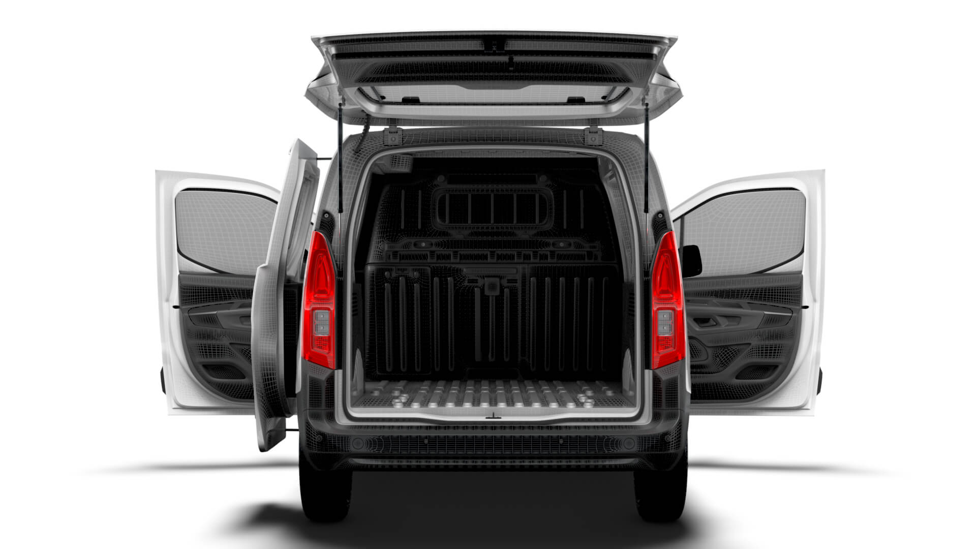 Vauxhall Combo E SWB Van Tailgate HQ Interior 2024 - 3D Model by Creator 3D