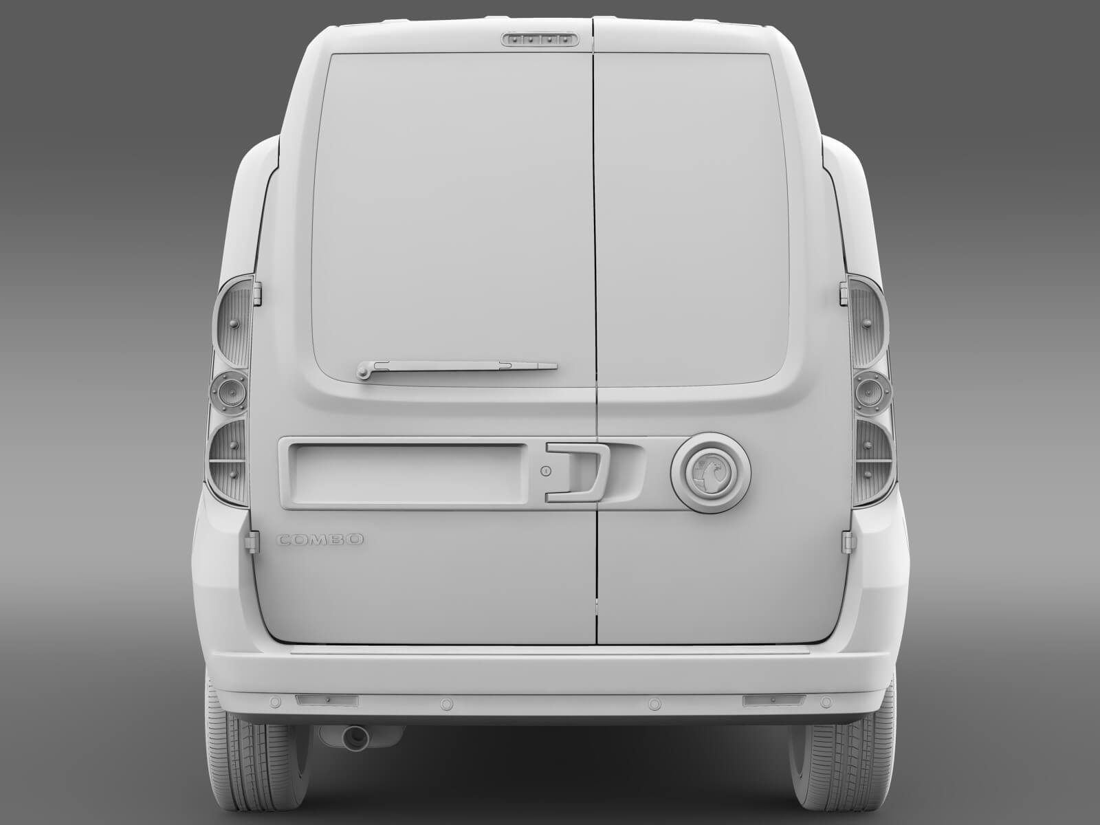 Vauxhall Combo H2L2 Cargo 2015 - 3D Model by Creator 3D