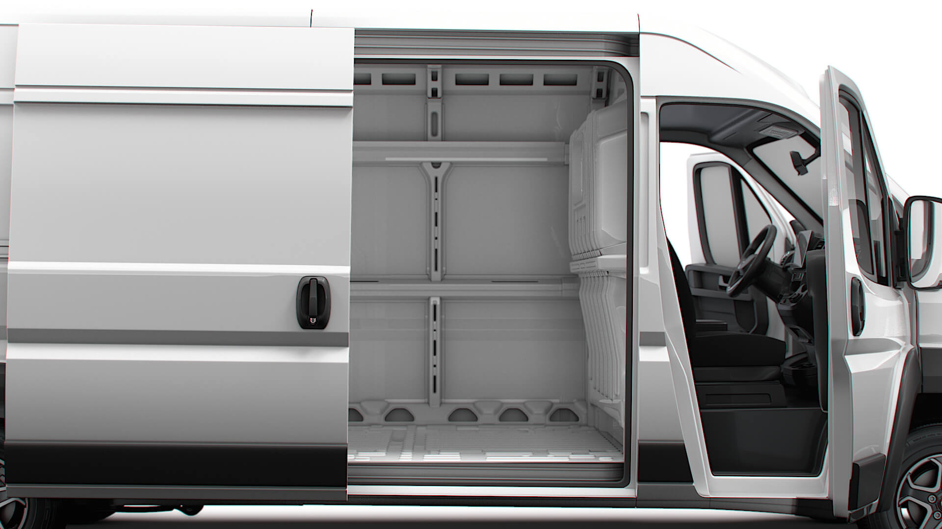 Vauxhall Movano E Van L3H2 HQ Interior 2025 - 3D Model by Creator 3D