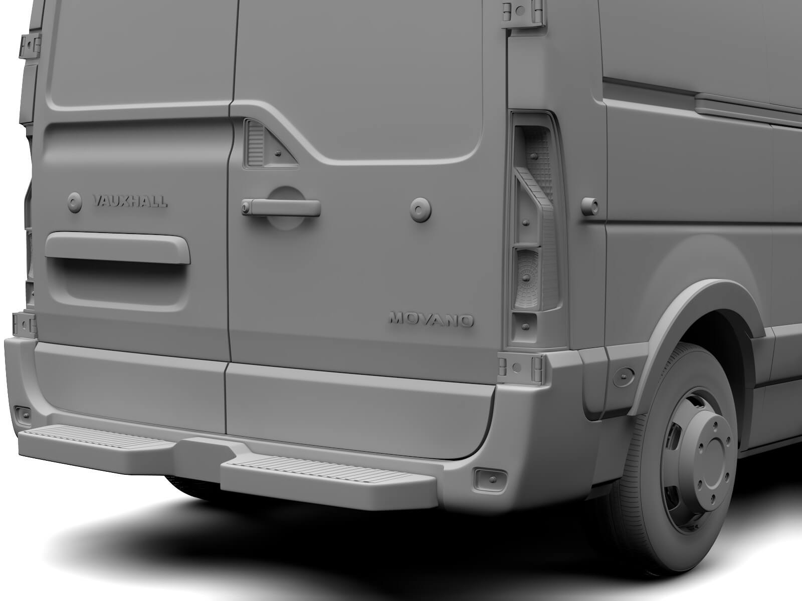 Vauxhall Movano L3H2 Van 2016 - 3D Model by Creator 3D