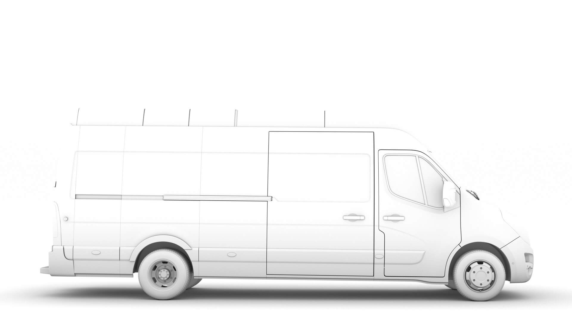 Vauxhall Movano L4H3 Van 2020 - 3D Model by Creator 3D