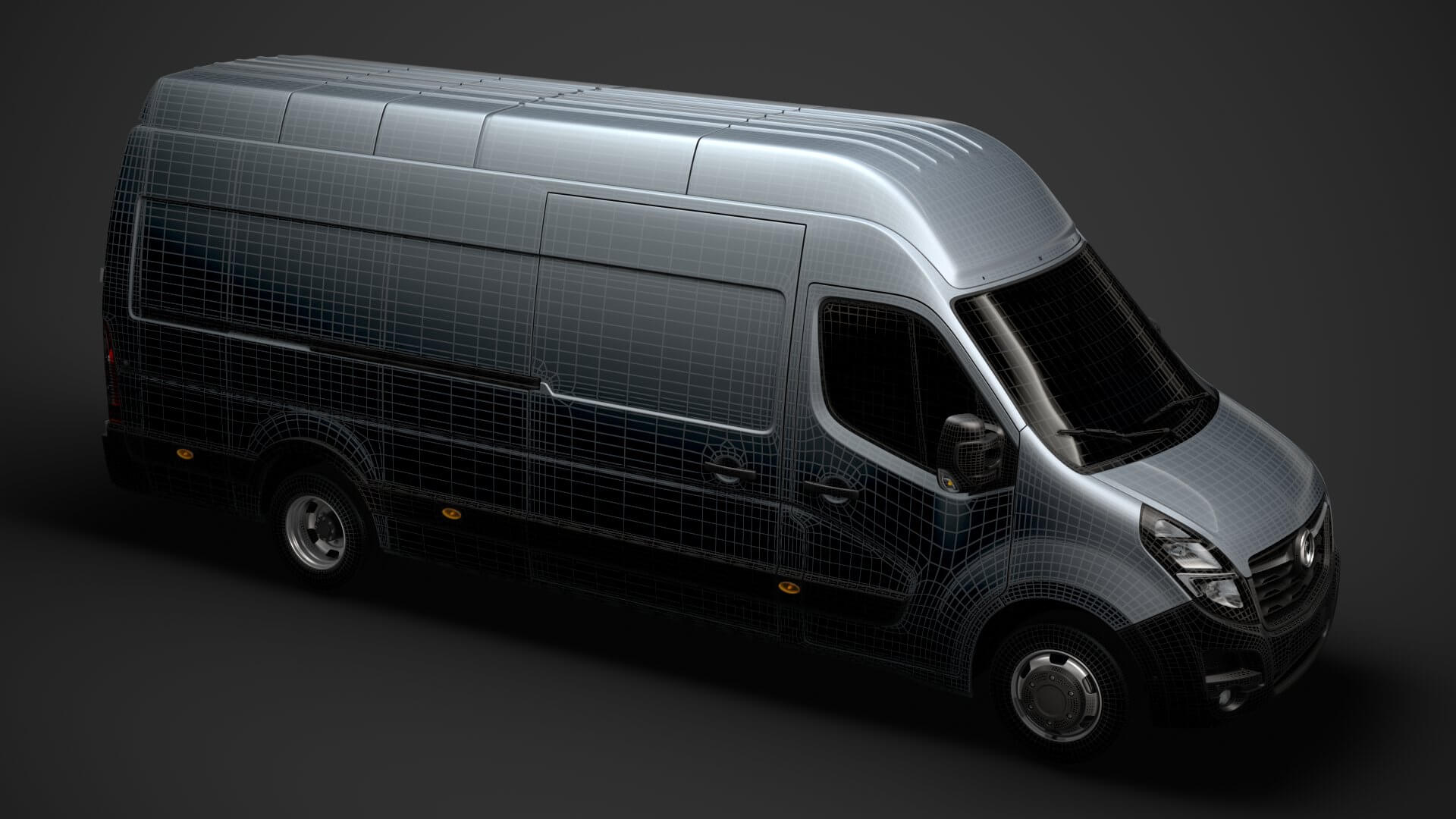 Vauxhall Movano L4H3 Van 2020 - 3D Model by Creator 3D