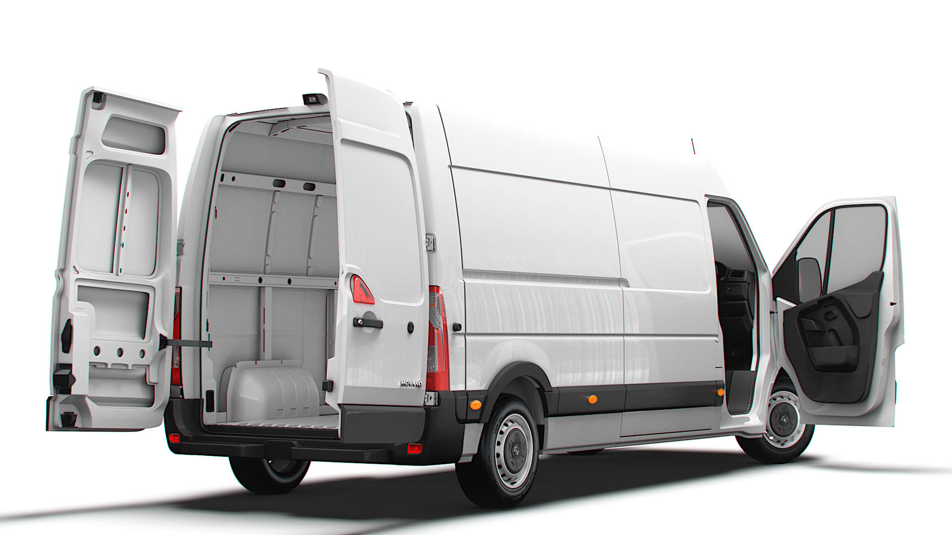 Vauxhall Movano Van L3H2 HQ Interior 2021 - 3D Model by Creator 3D
