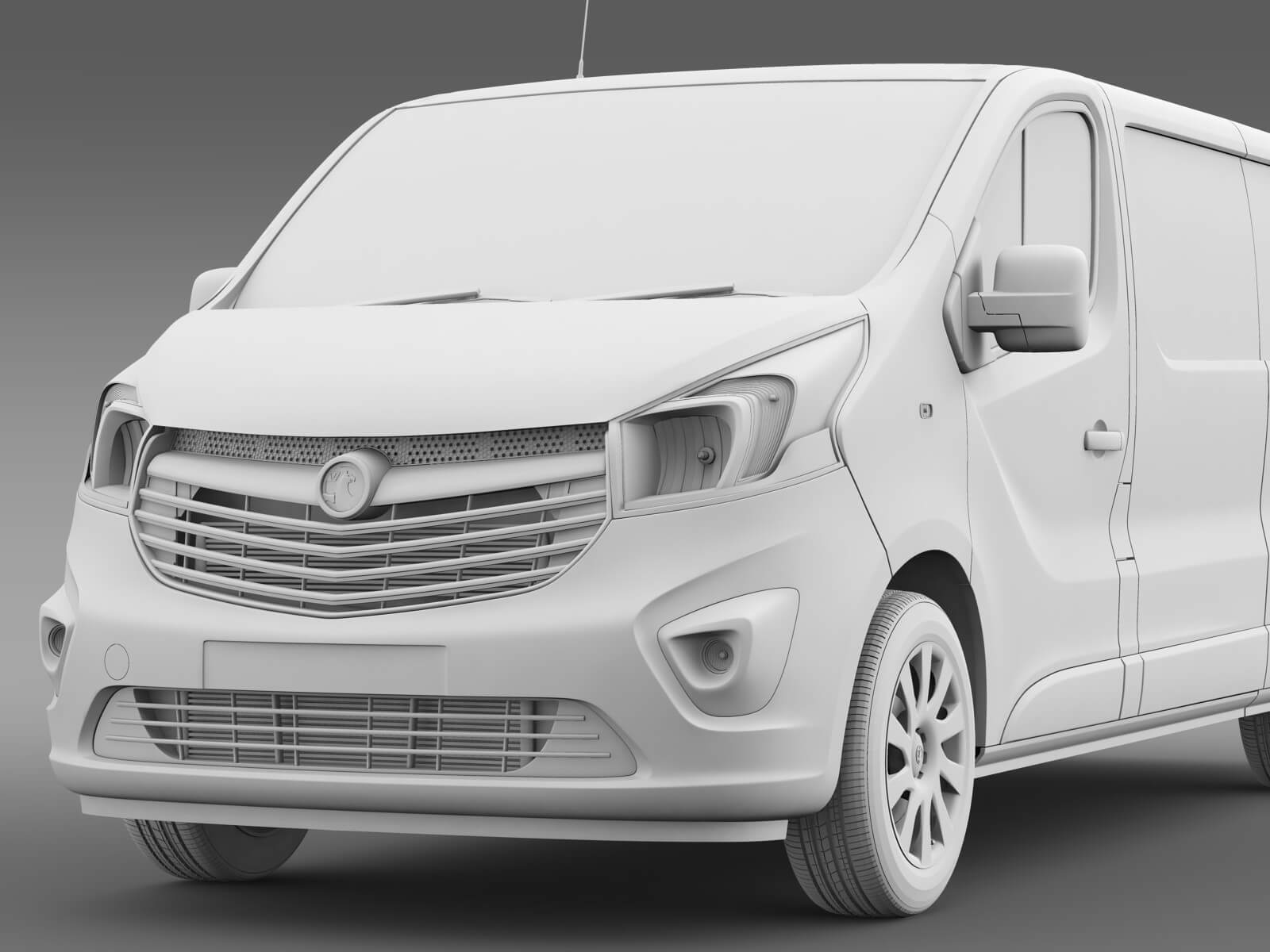 Vauxhall Vivaro 2015 L2H1 - 3D Model by Creator 3D