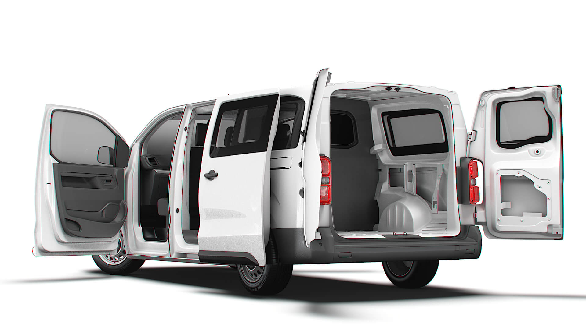 Vauxhall Vivaro Electric Combivan L3 HQ Interior 2024 - 3D Model by ...