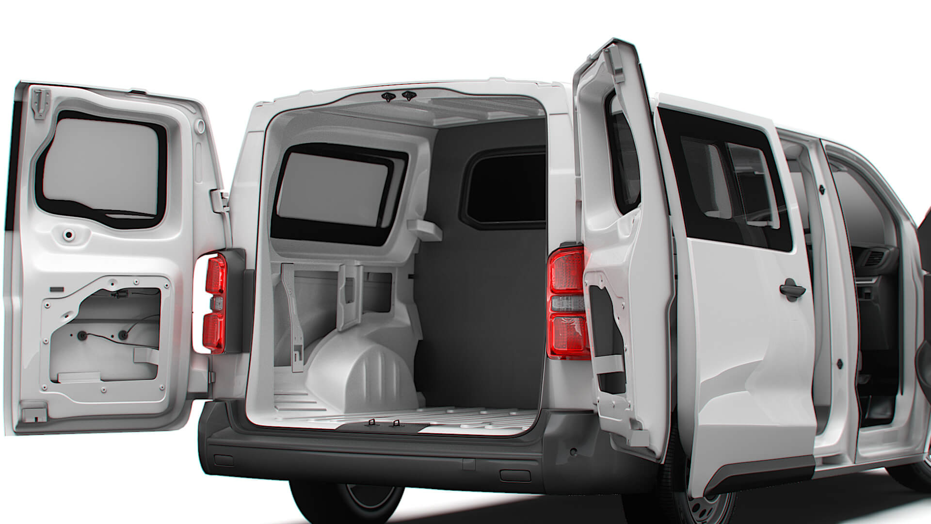 Vauxhall Vivaro Electric Combivan L3 HQ Interior 2024 - 3D Model by ...