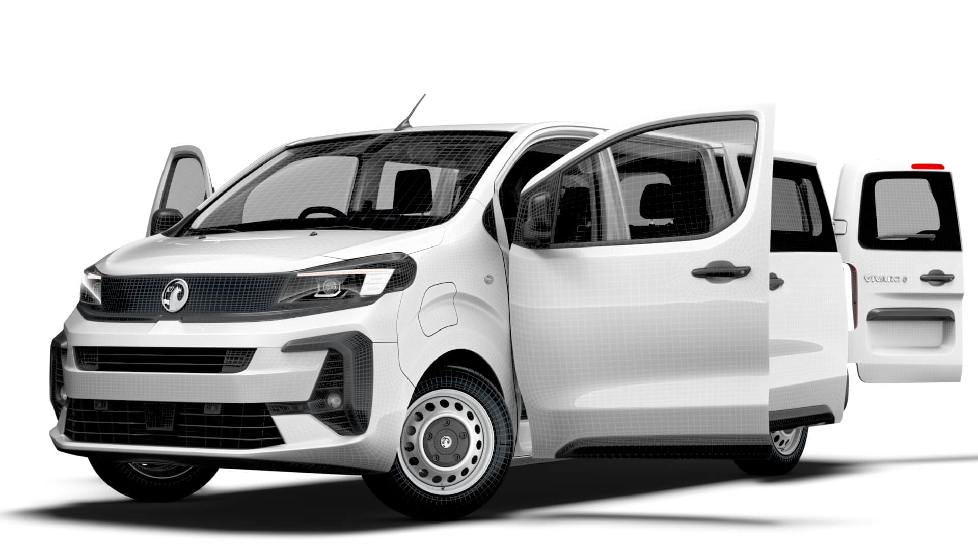 Vauxhall Vivaro Electric Combivan L3 HQ Interior 2024 - 3D Model by ...