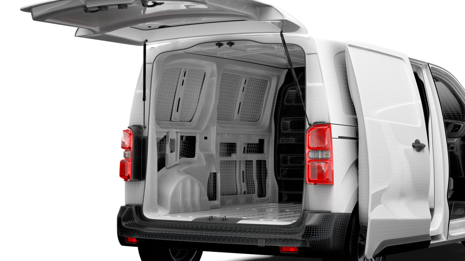 Vauxhall Vivaro Electric Tailgate Van L2 HQ Interior 2024 - 3D Model by ...