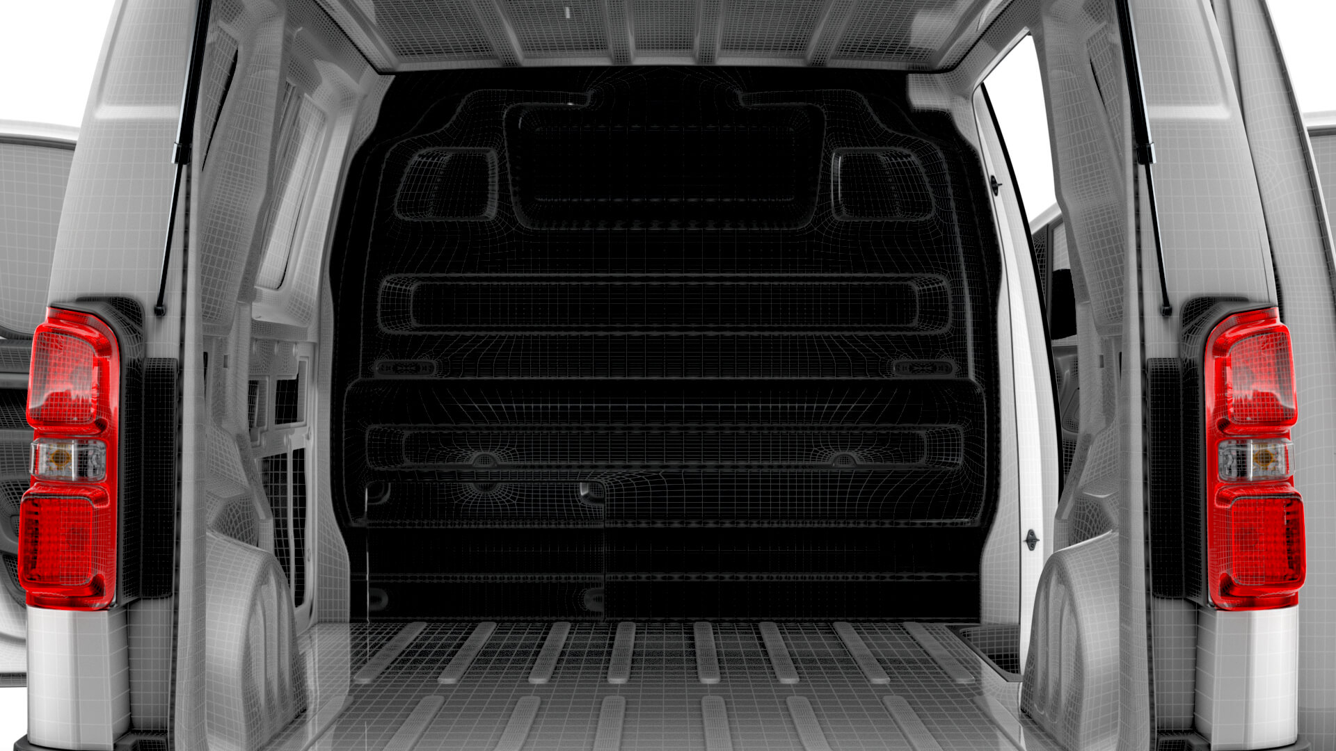 Vauxhall Vivaro Electric Tailgate Van L2 HQ Interior 2024 - 3D Model by ...
