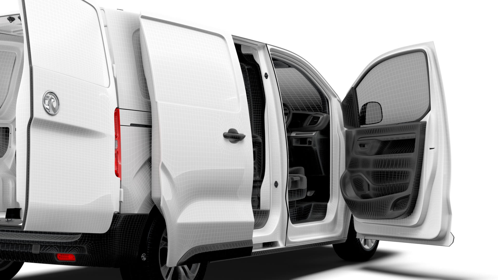 Vauxhall Vivaro Electric Van L1 HQ Interior 2024 - 3D Model by Creator 3D