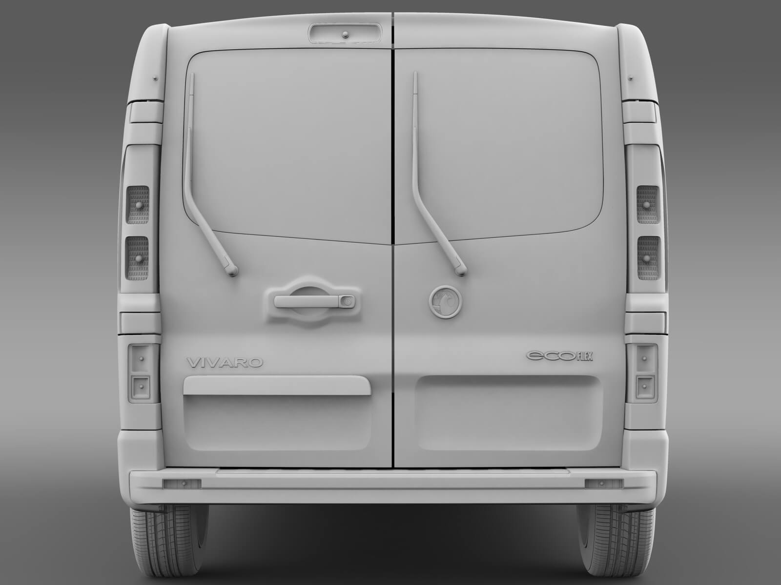 Vauxhall Vivaro MultiVan EcoFlex 2015 - 3D Model by Creator 3D