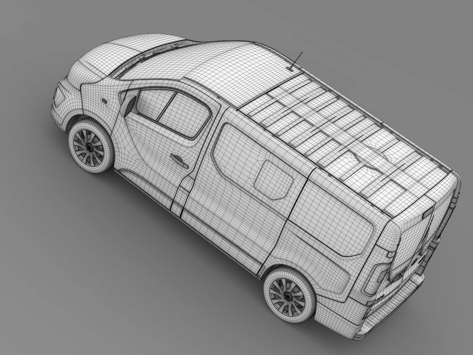 Vauxhall Vivaro MultiVan EcoFlex 2015 - 3D Model by Creator 3D