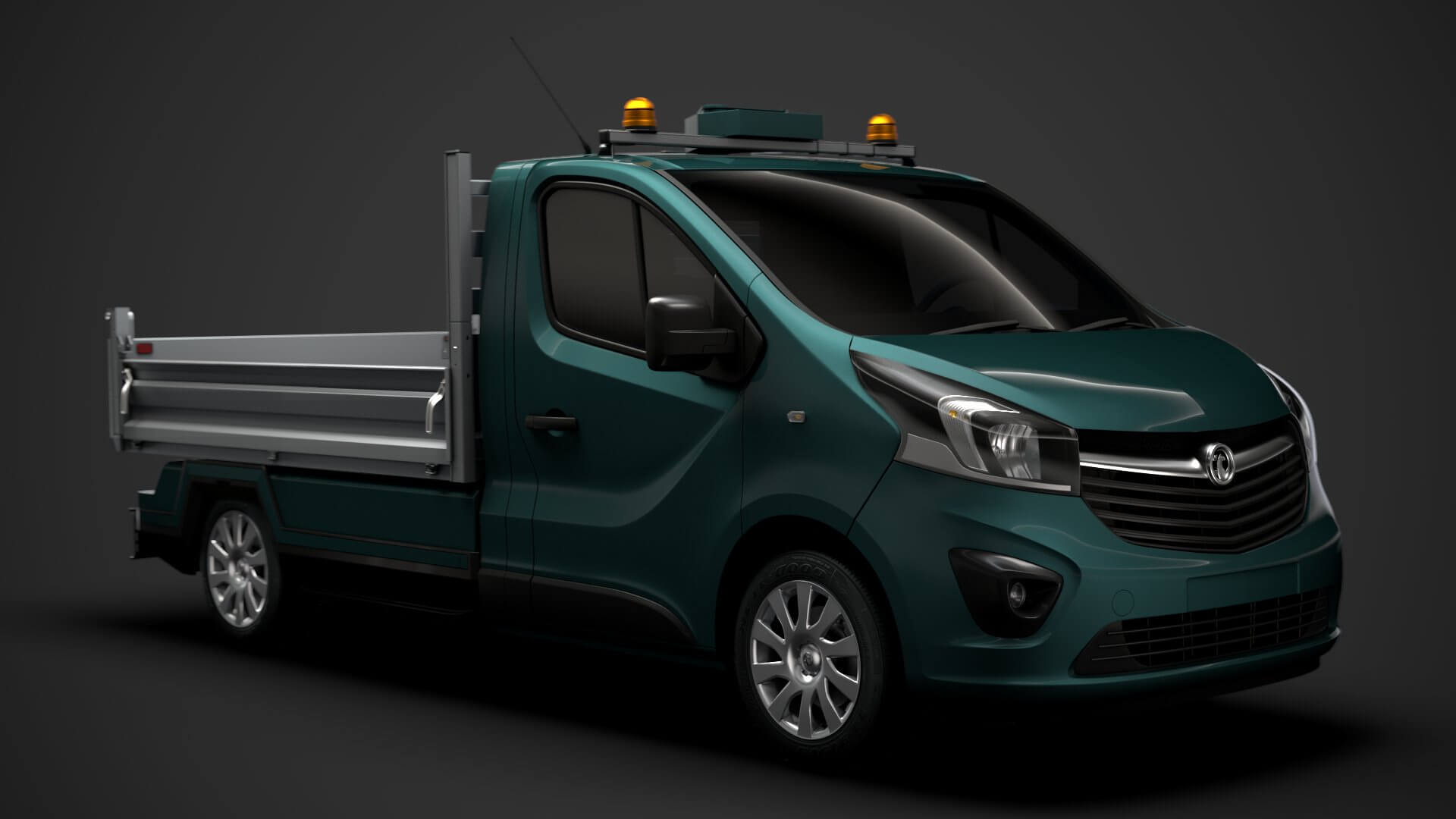 Vauxhall Vivaro Tipper 2014 - 3D Model by Creator 3D