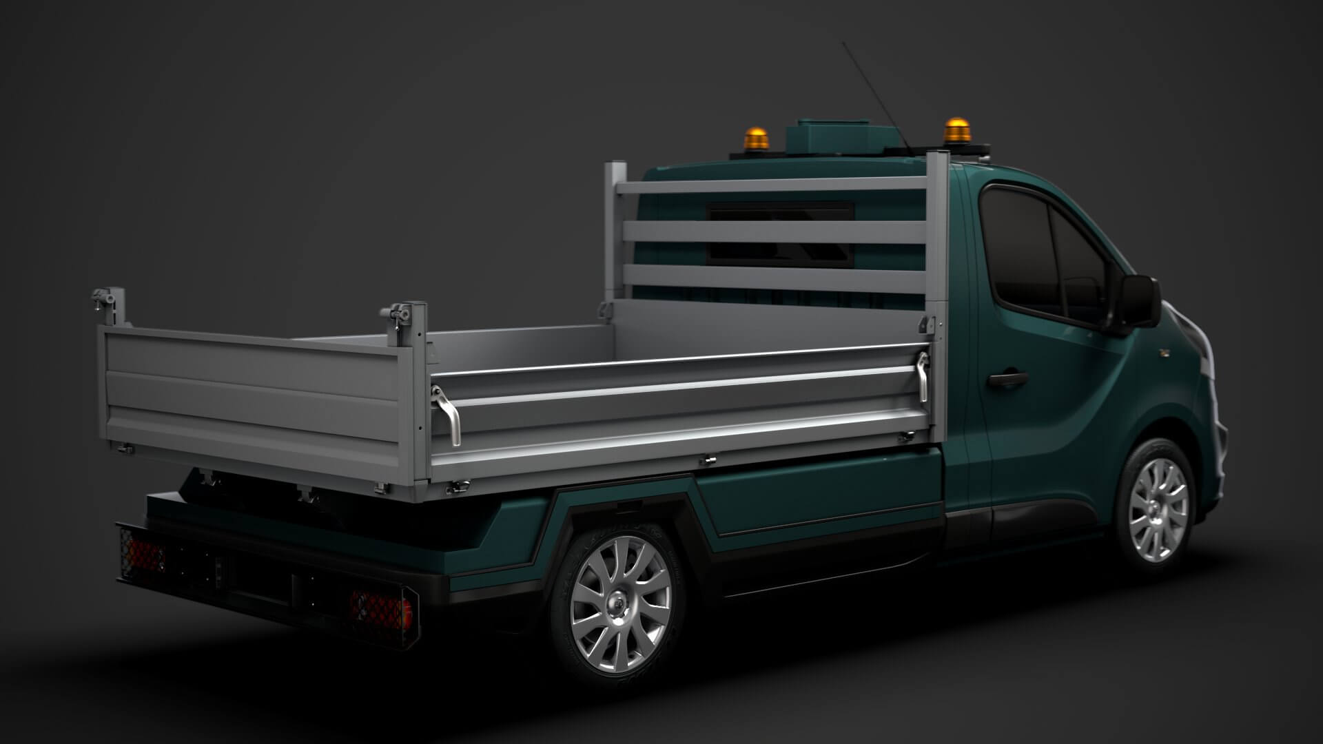 Vauxhall Vivaro Tipper 2014 - 3D Model by Creator 3D