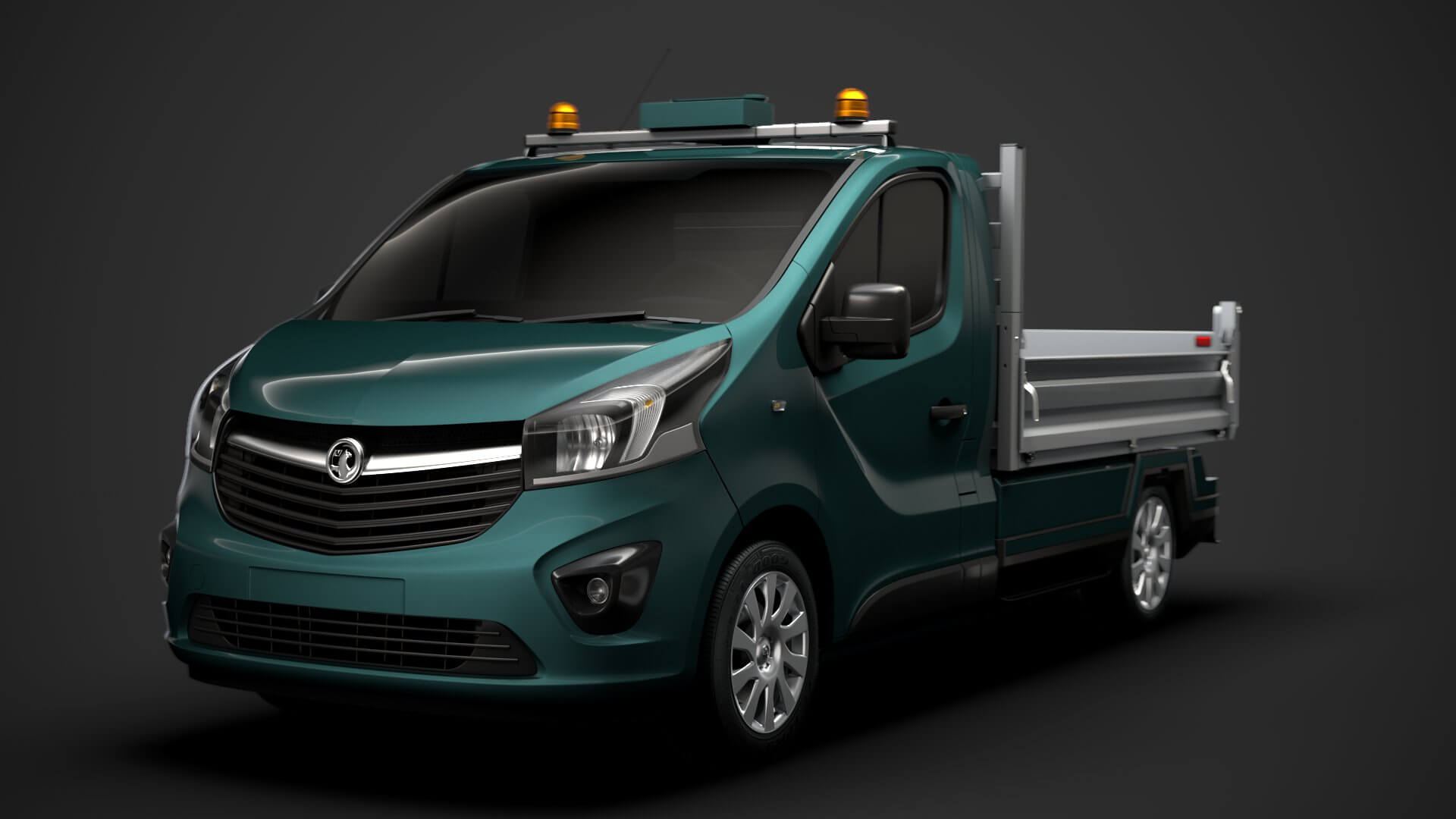 Vauxhall Vivaro Tipper 2014 - 3D Model by Creator 3D
