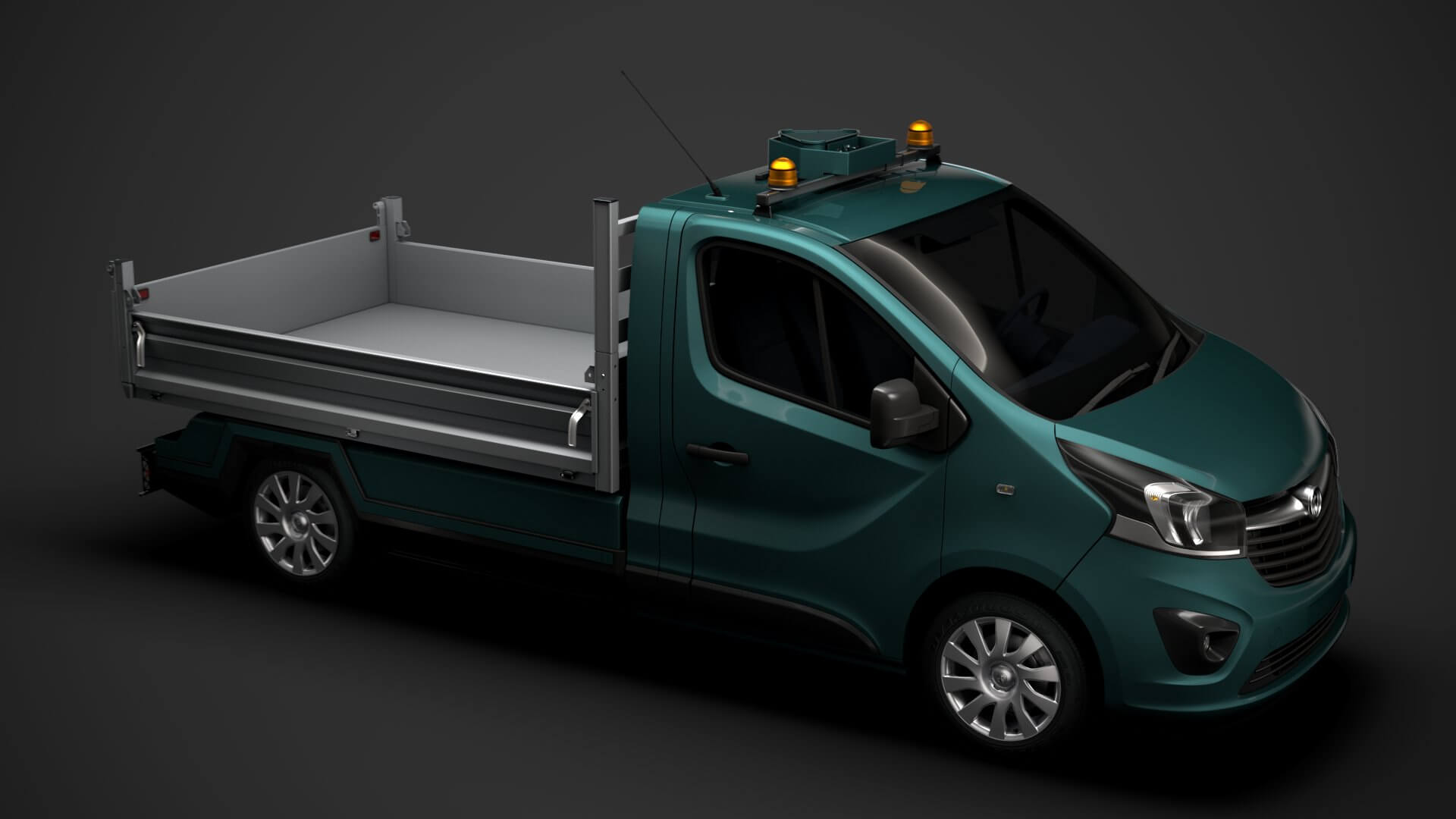 Vauxhall Vivaro Tipper 2014 - 3D Model by Creator 3D