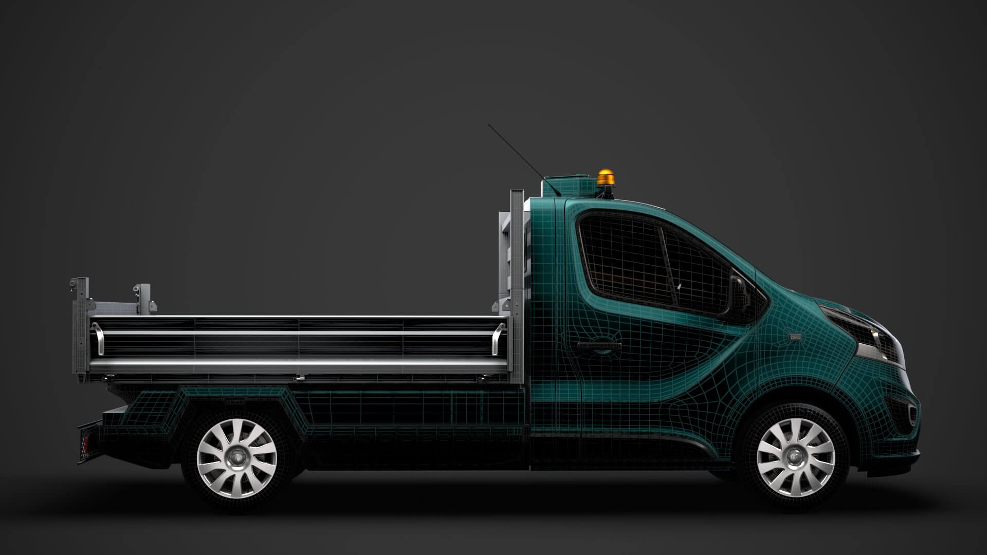 Vauxhall Vivaro Tipper 2014 - 3D Model by Creator 3D