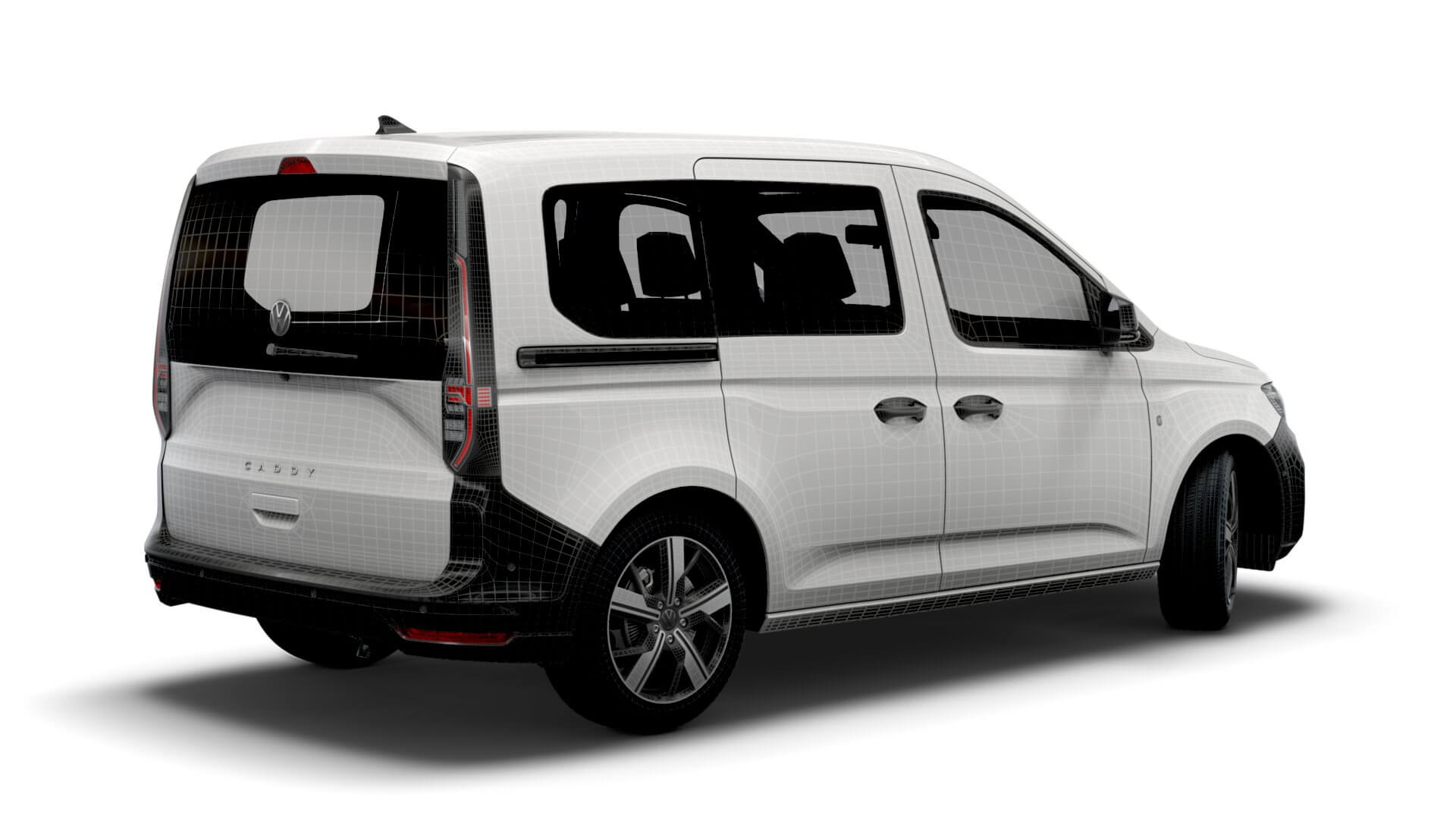 Volkswagen Caddy Combi 2021 - 3D Model by Creator 3D