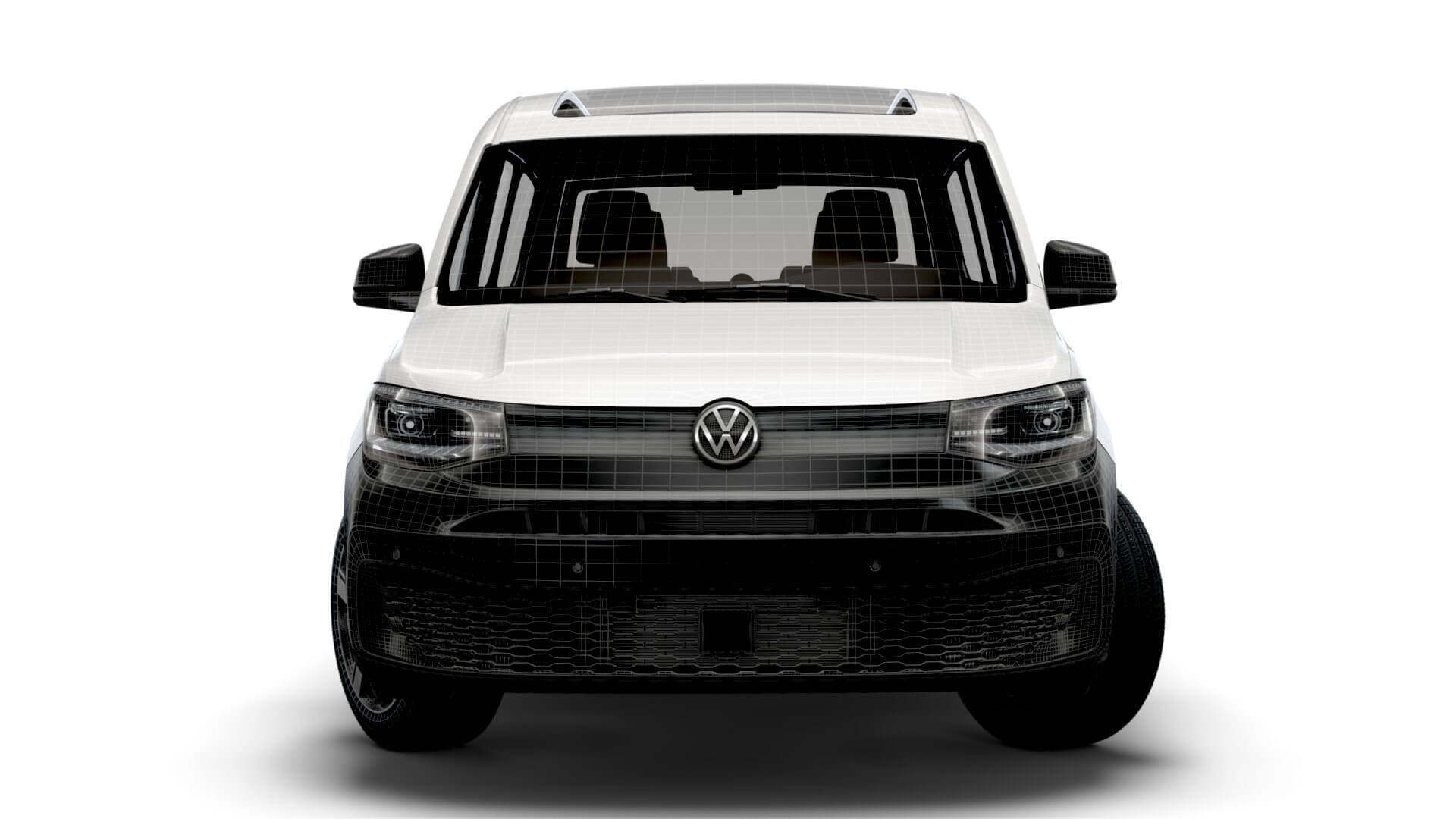 Volkswagen Caddy Combi 2021 - 3D Model by Creator 3D