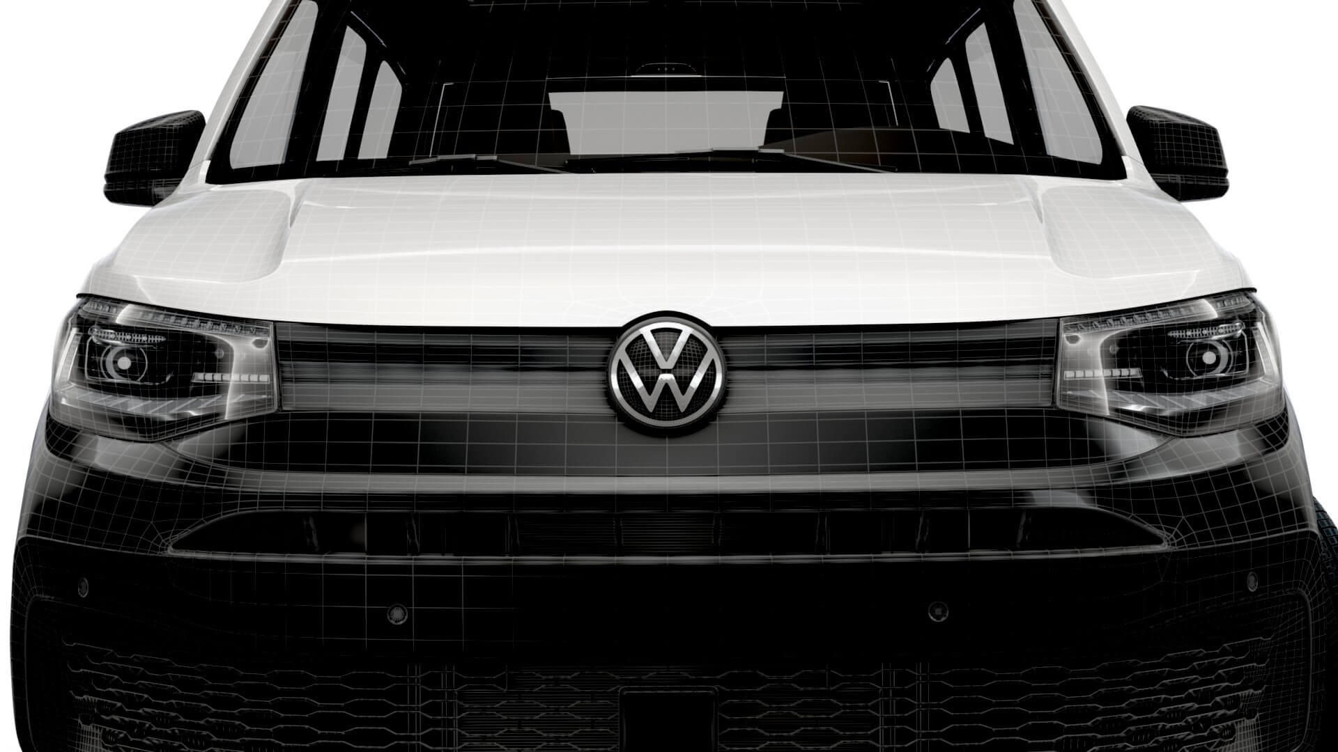 Volkswagen Caddy Combi 2021 - 3D Model by Creator 3D