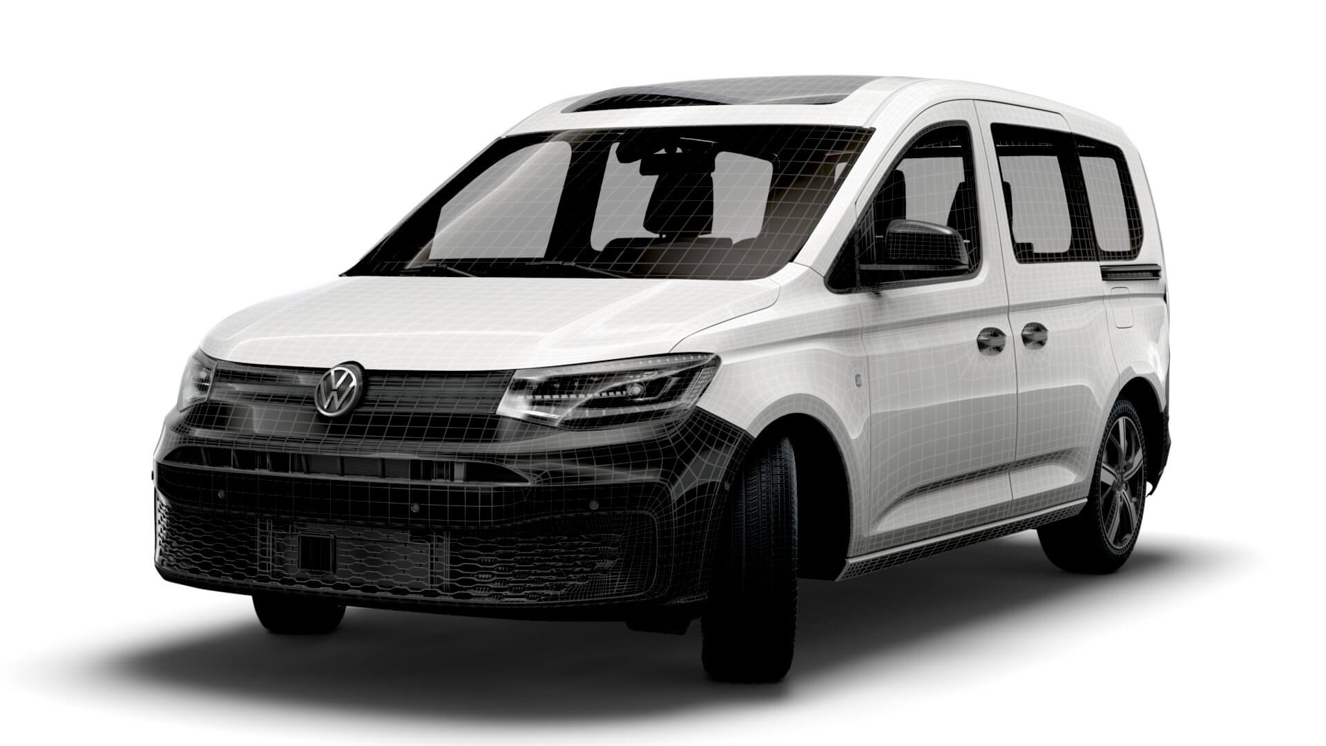 Volkswagen Caddy Combi 2021 - 3D Model by Creator 3D