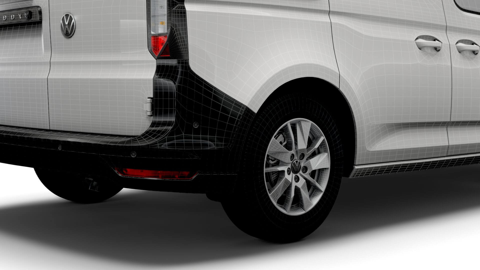 Volkswagen Caddy Commerce Van 2021 - 3D Model by Creator 3D