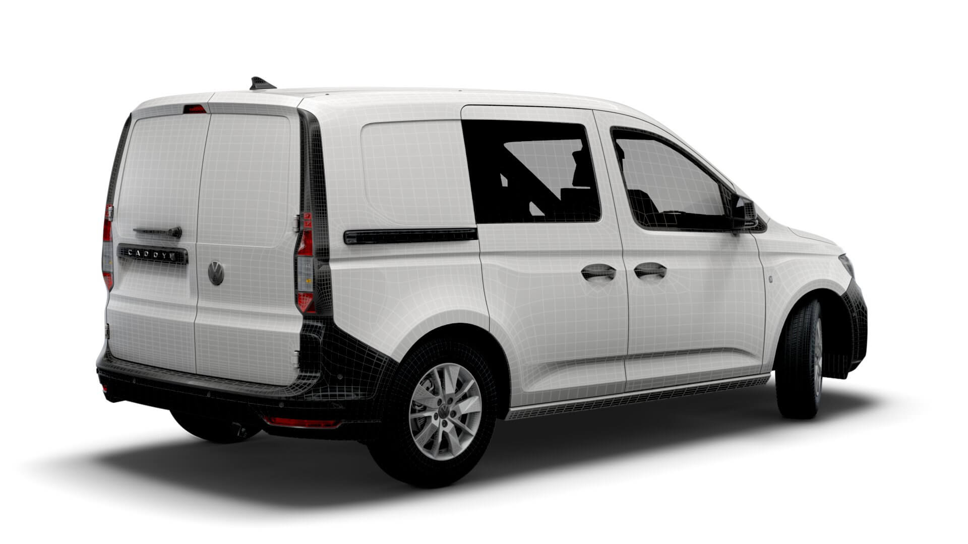 Volkswagen Caddy Commerce Van DoubleCab 2021 - 3D Model by Creator 3D