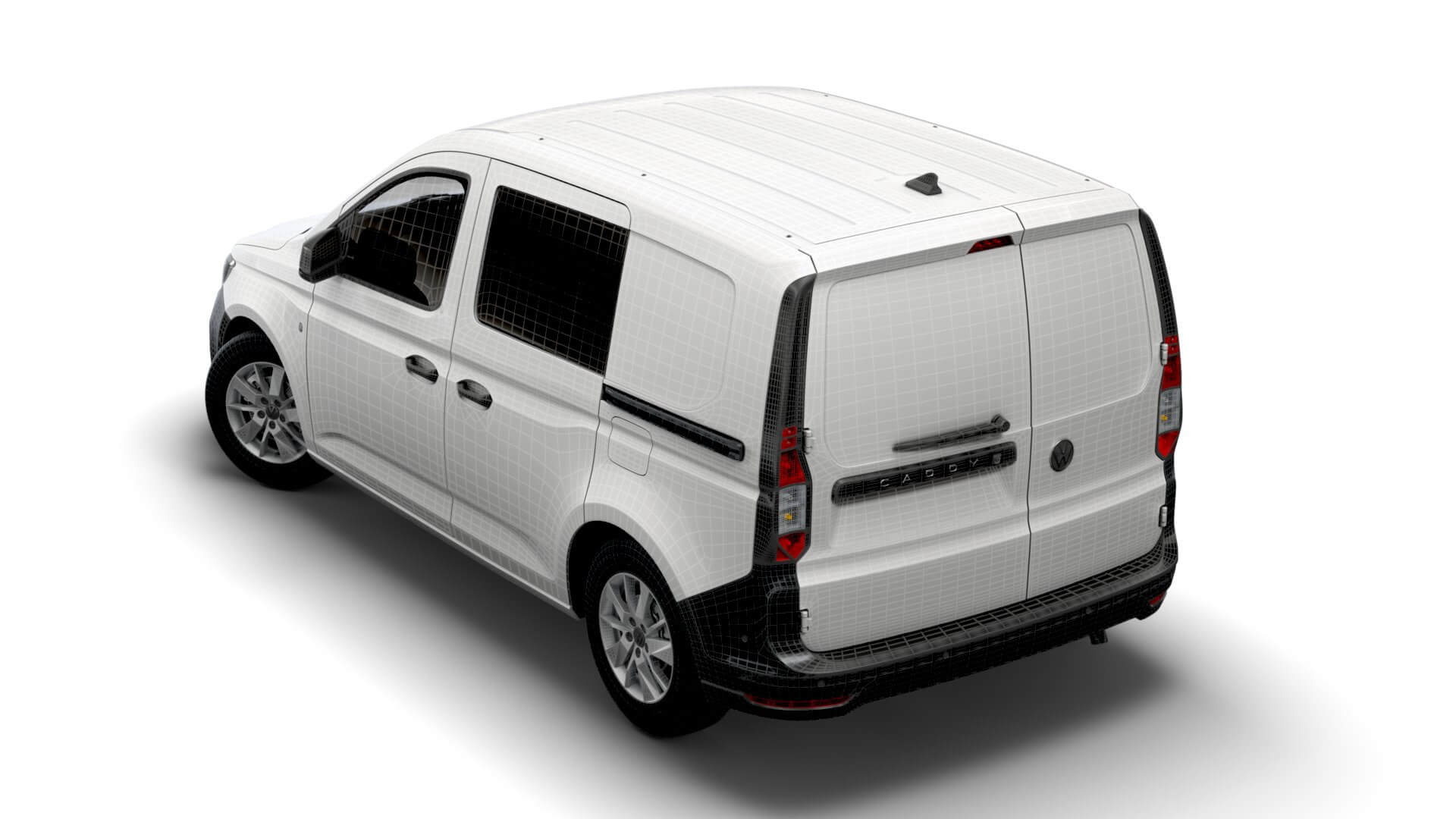 Volkswagen Caddy Commerce Van DoubleCab 2021 - 3D Model by Creator 3D
