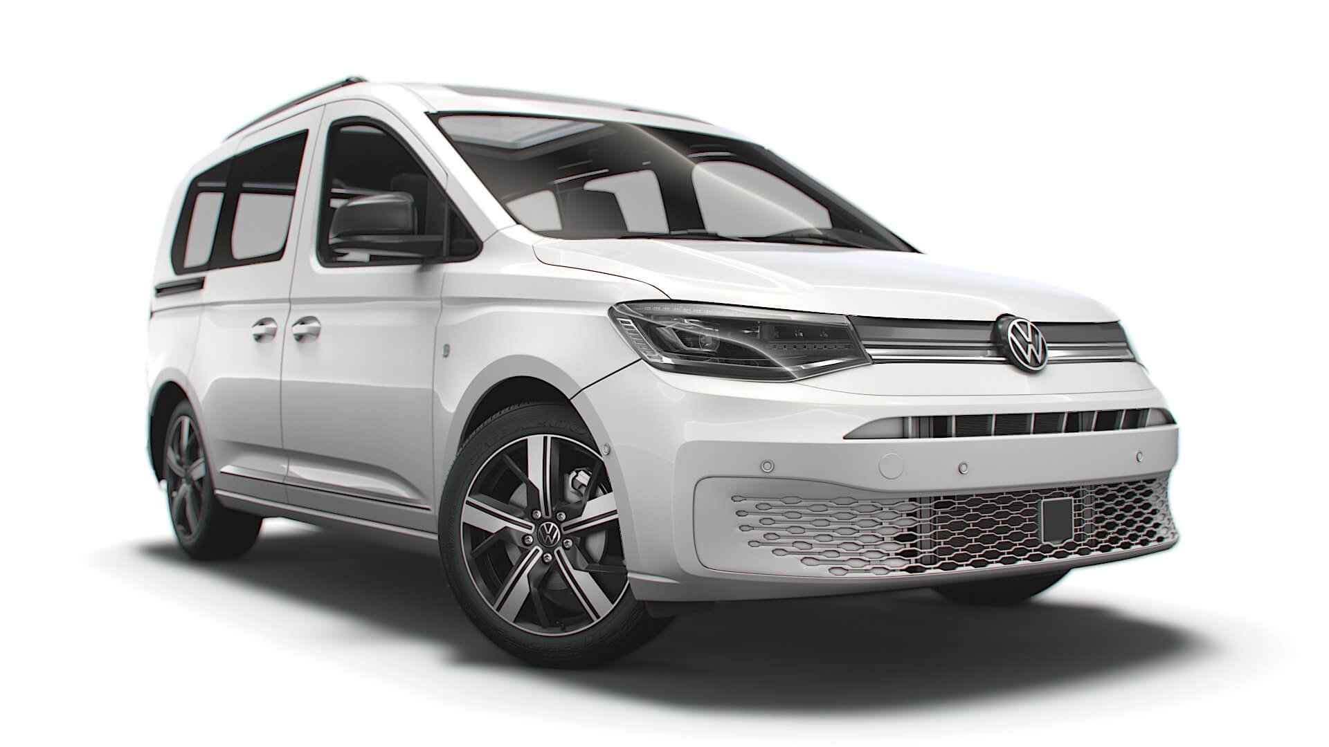 Volkswagen Caddy Life 2021 - 3D Model by Creator 3D