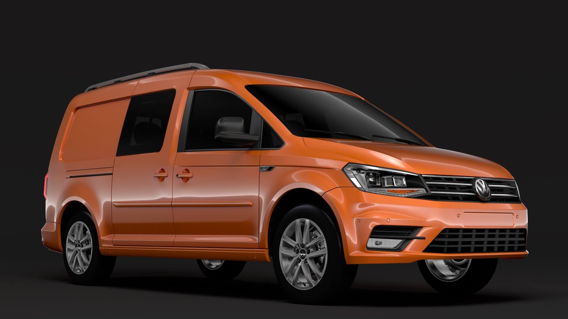 Volkswagen Caddy Maxi Crew Bus 2018 - 3D Model by Creator 3D