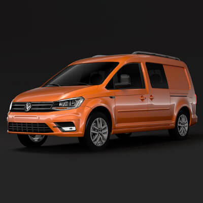 Volkswagen Caddy Maxi Crew Bus 2018 - 3D Model by Creator 3D