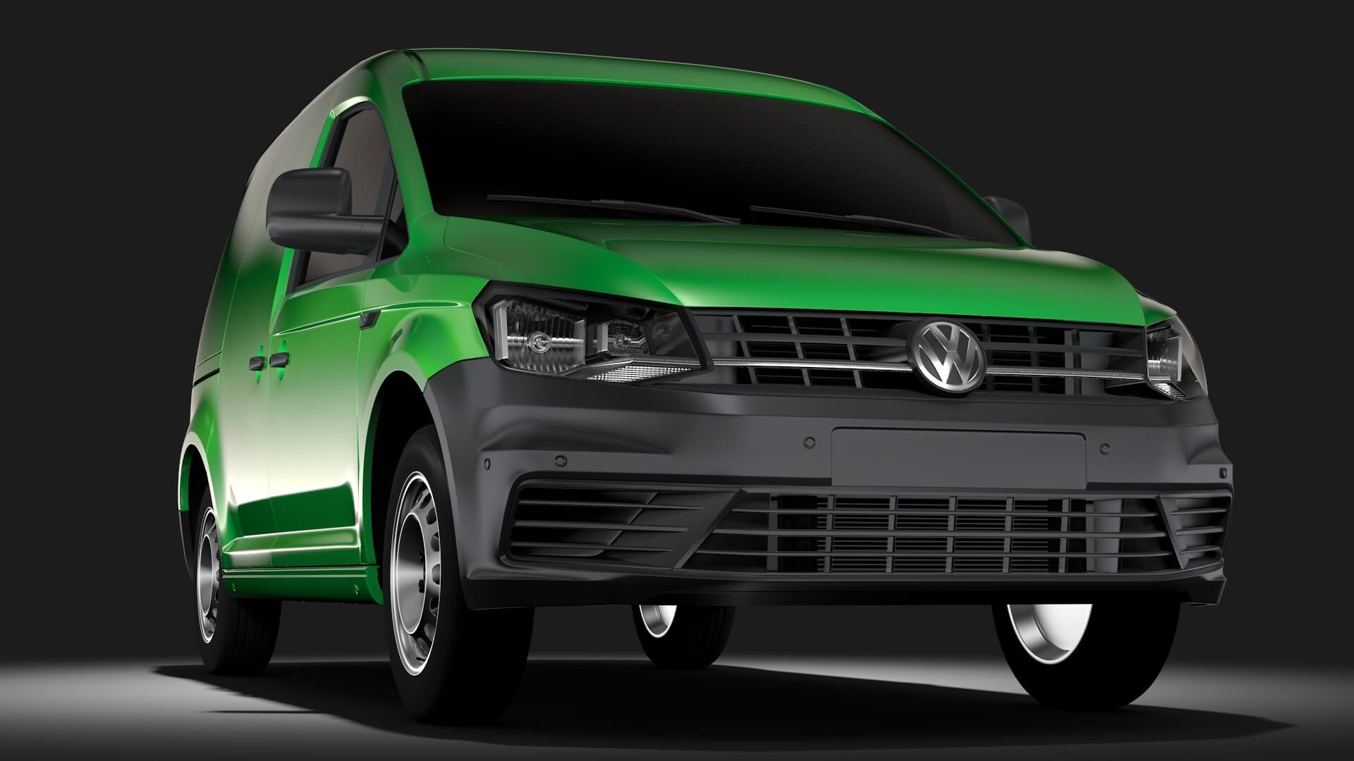 Volkswagen Caddy Panel Van L1 2017 - 3D Model by Creator 3D