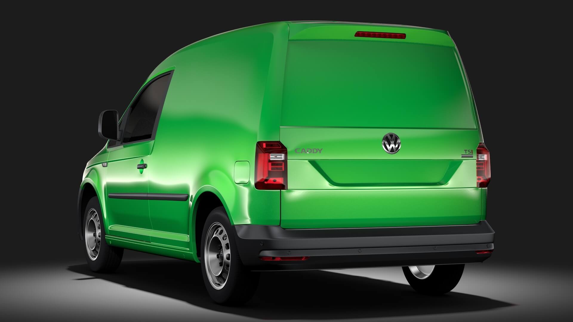 Volkswagen Caddy Panel Van L1 2017 - 3D Model by Creator 3D