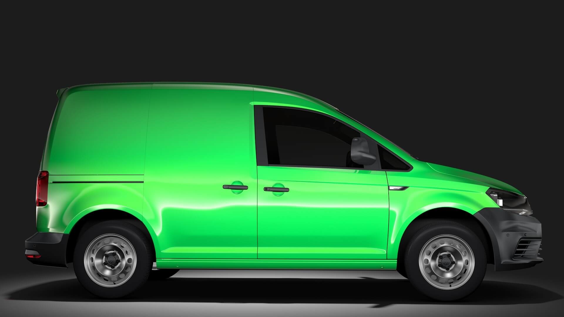 Volkswagen Caddy Panel Van L1 2017 - 3D Model by Creator 3D