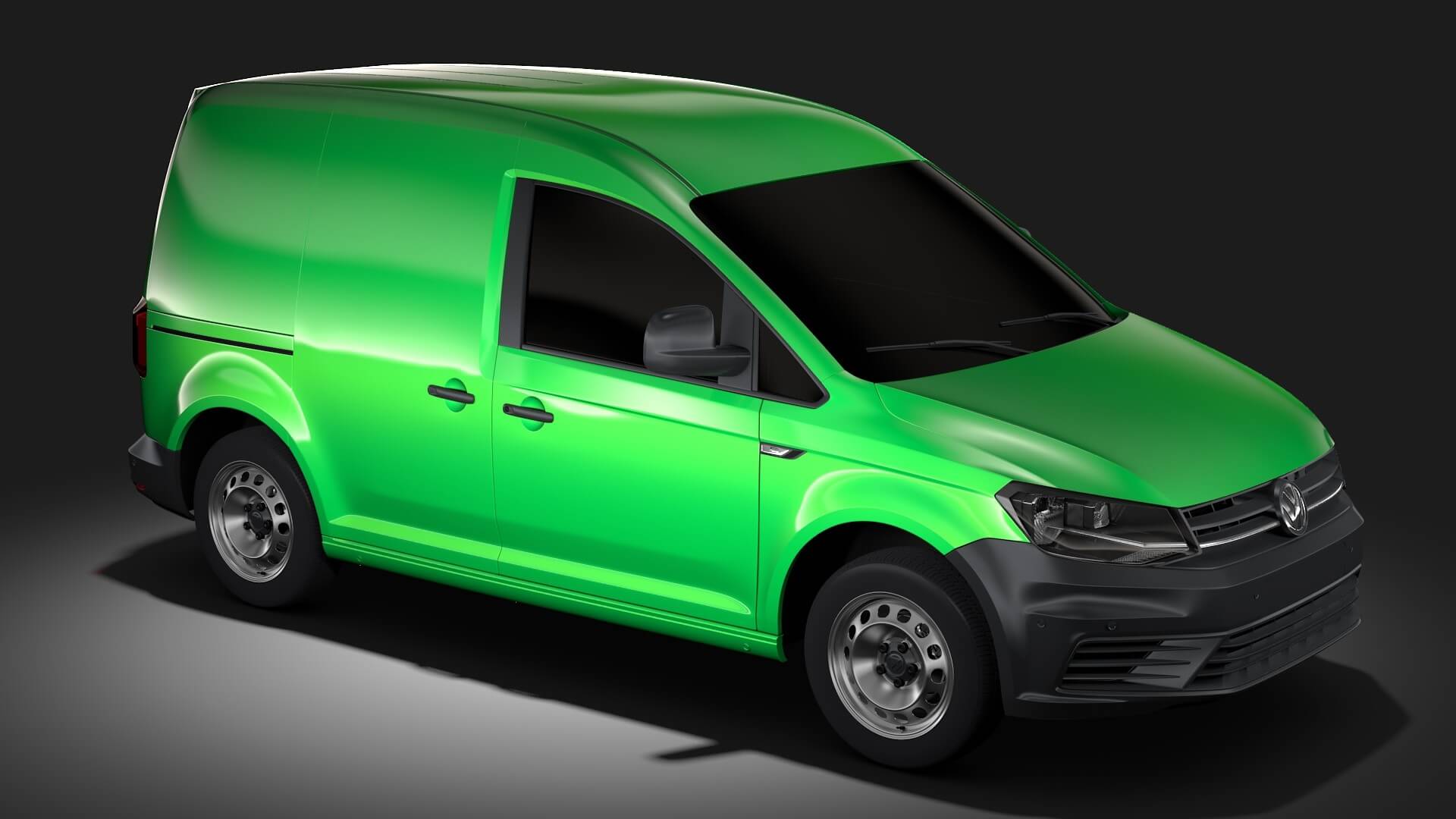 Volkswagen Caddy Panel Van L1 2017 - 3D Model by Creator 3D