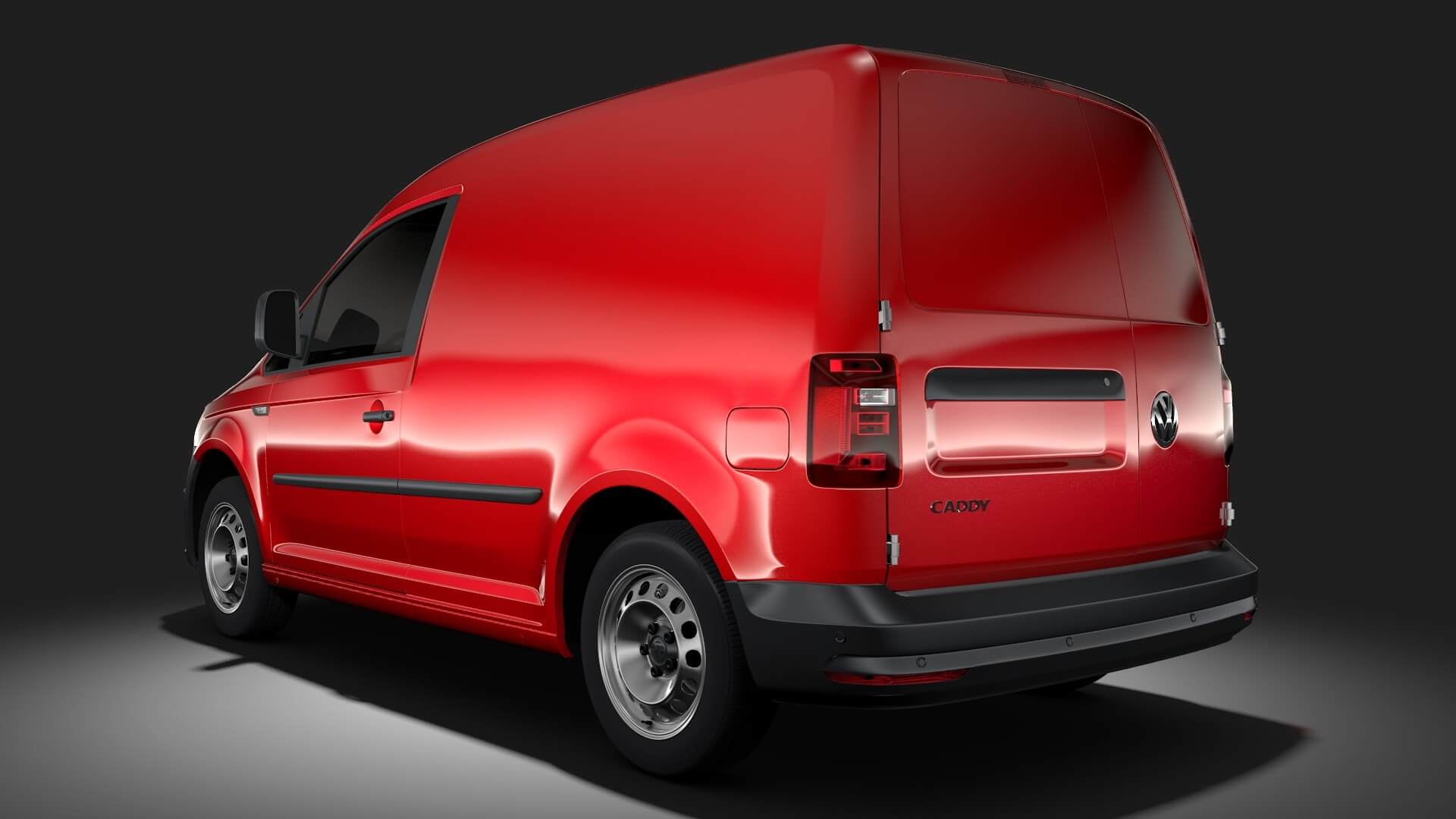 Volkswagen Caddy Panel Van L1 2RD 2017 - 3D Model by Creator 3D