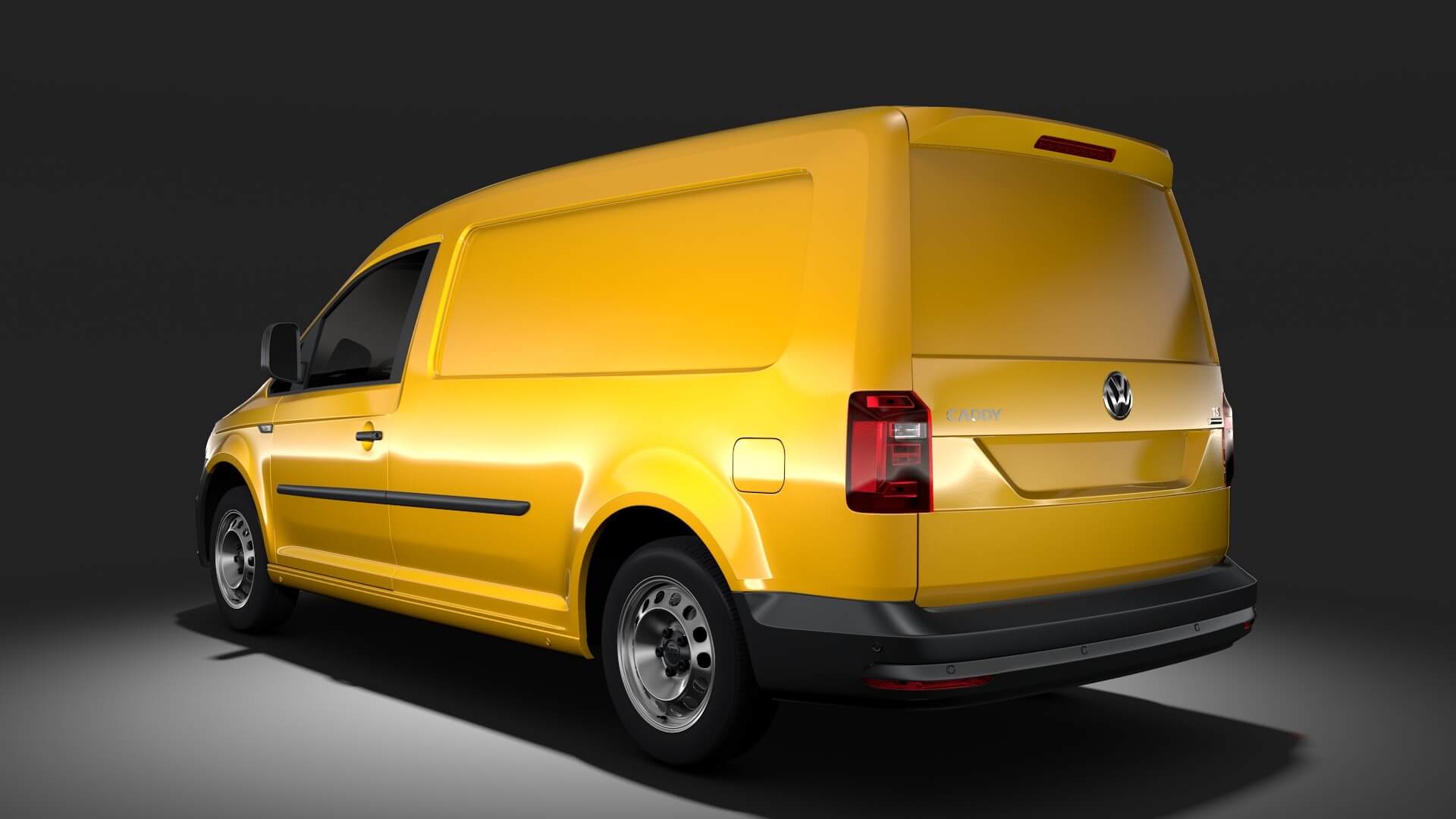 Volkswagen Caddy Panel Van L2 2017 - 3D Model by Creator 3D