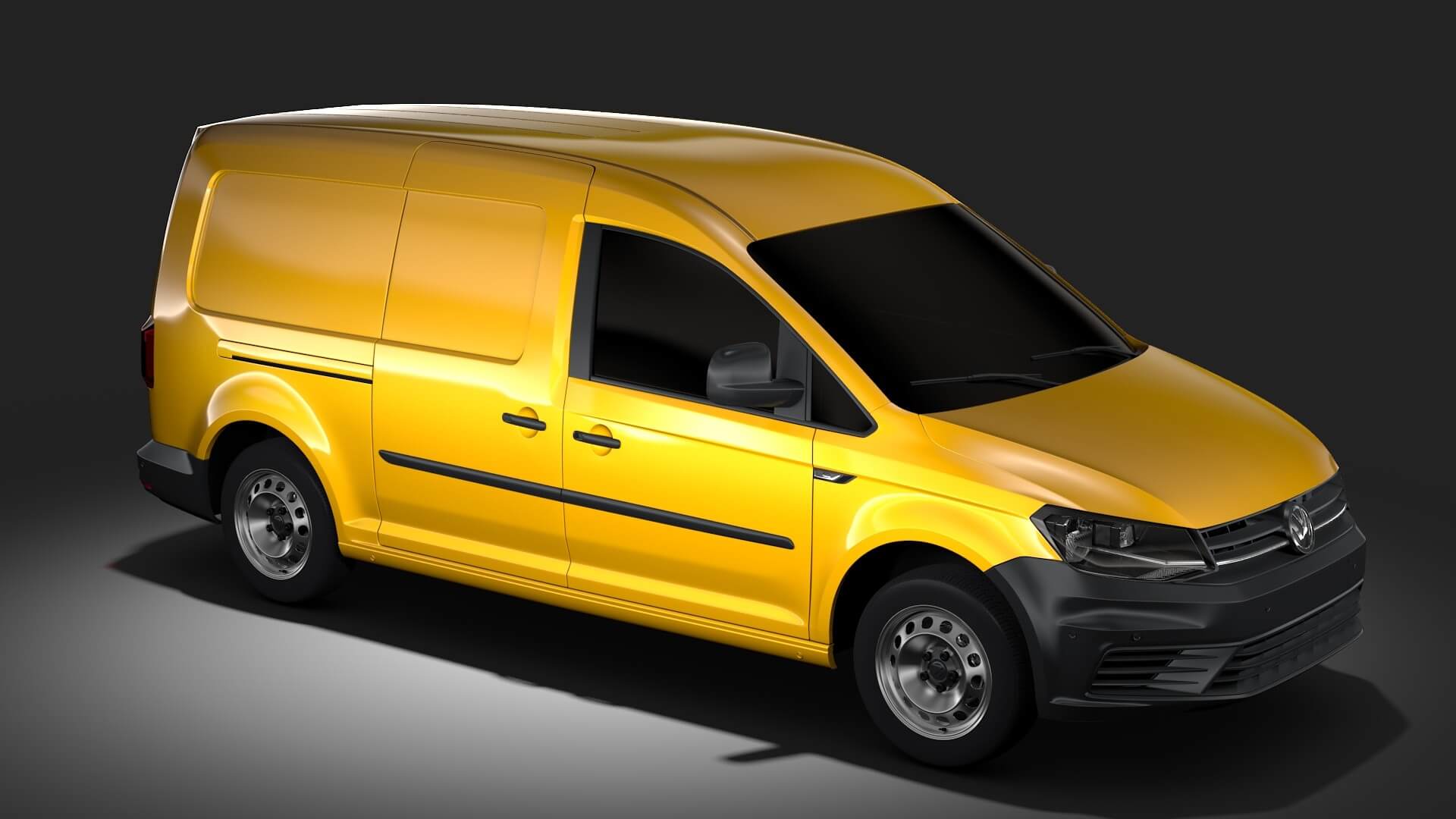 Volkswagen Caddy Panel Van L2 2017 - 3D Model by Creator 3D
