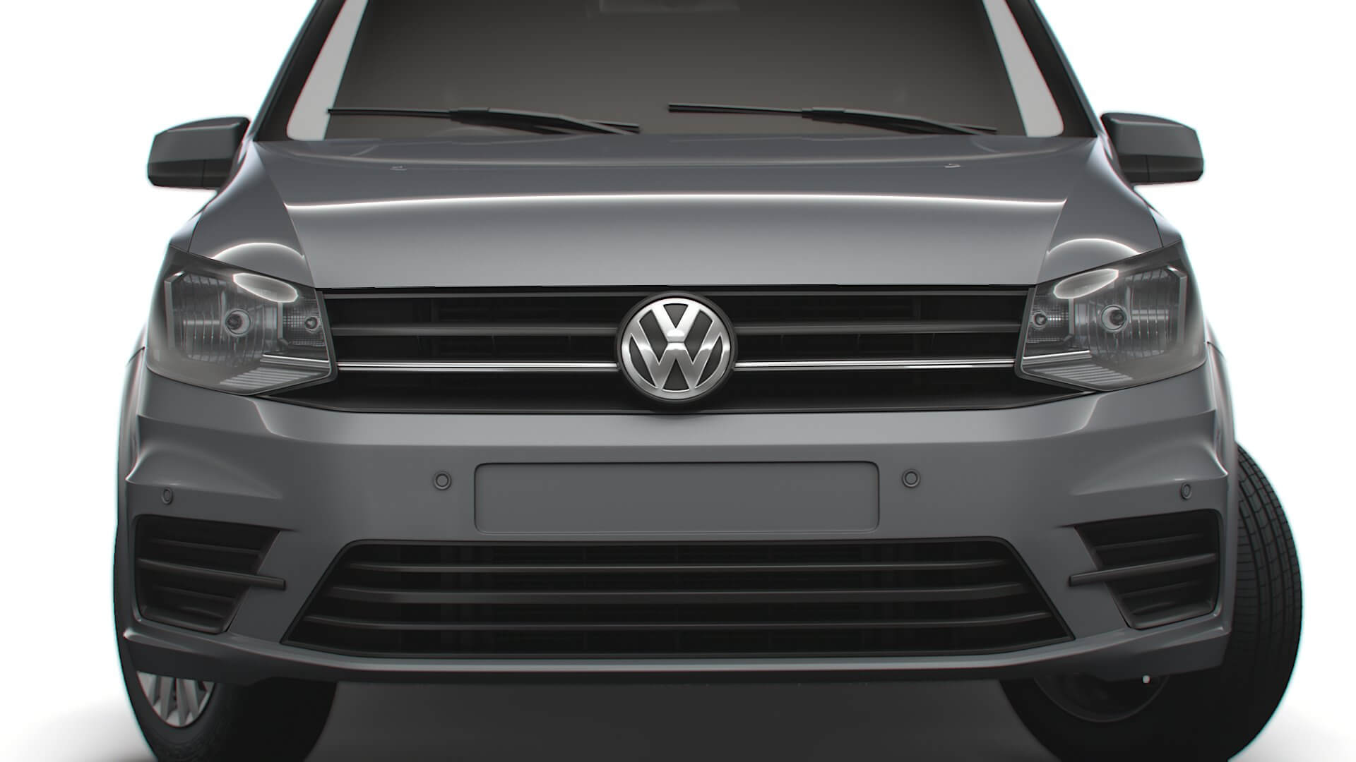 Volkswagen Caddy UK-spec Trendline 2020 3D Model by Creator 3D