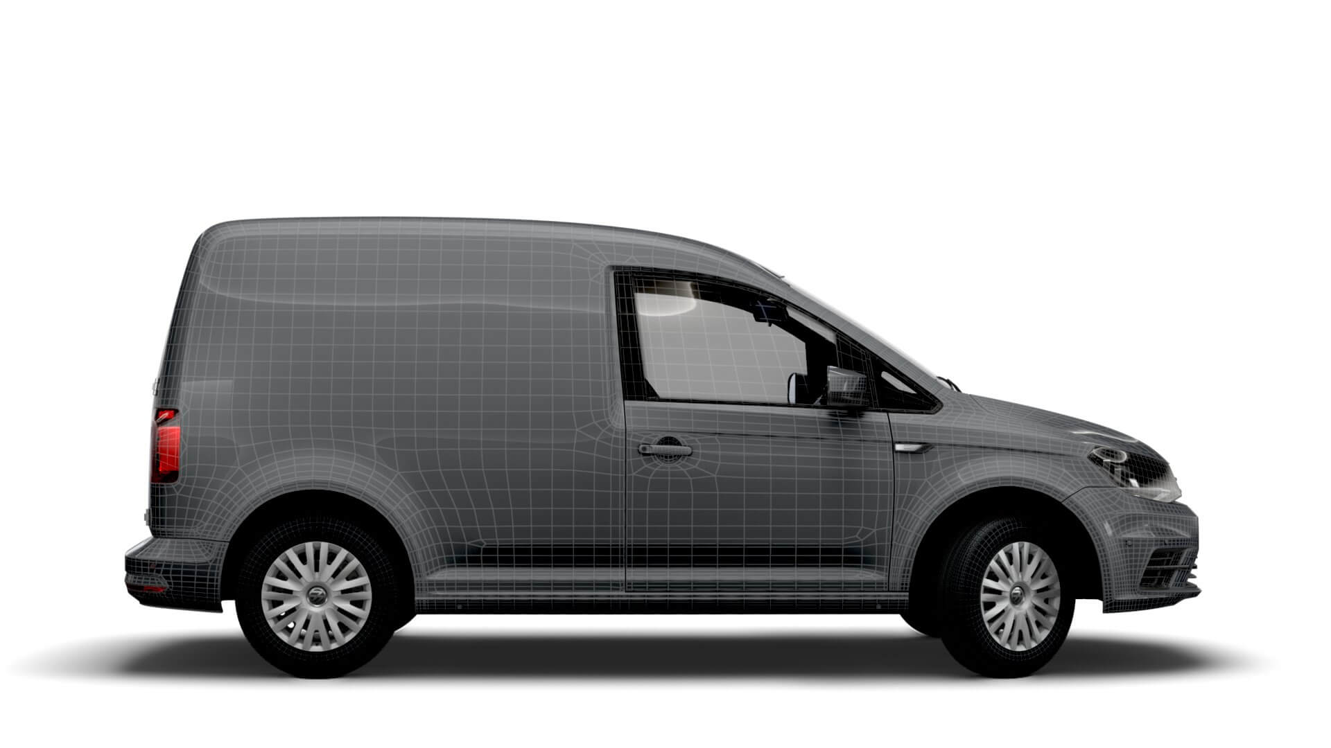 Volkswagen Caddy UK-spec Trendline 2020 3D Model by Creator 3D