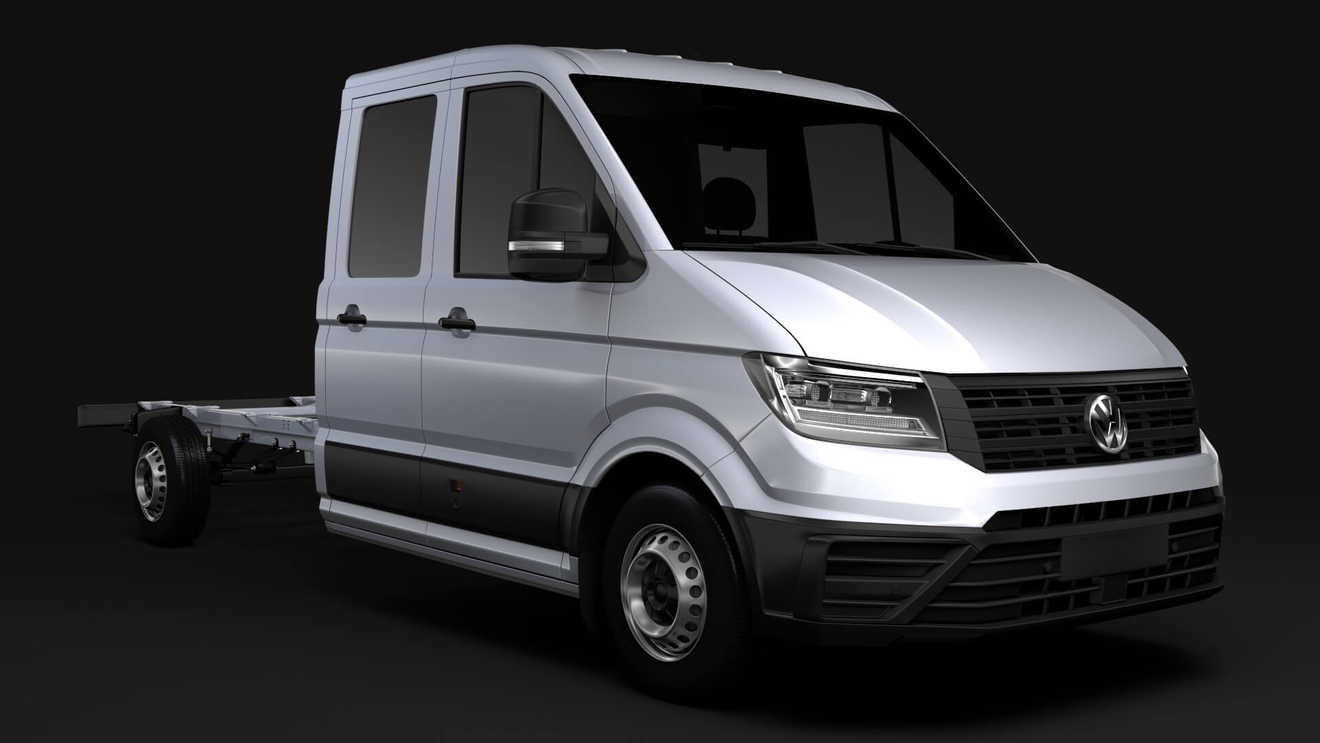 Volkswagen Crafter Chassi DoubleCab L2 2017 - 3D Model by Creator 3D