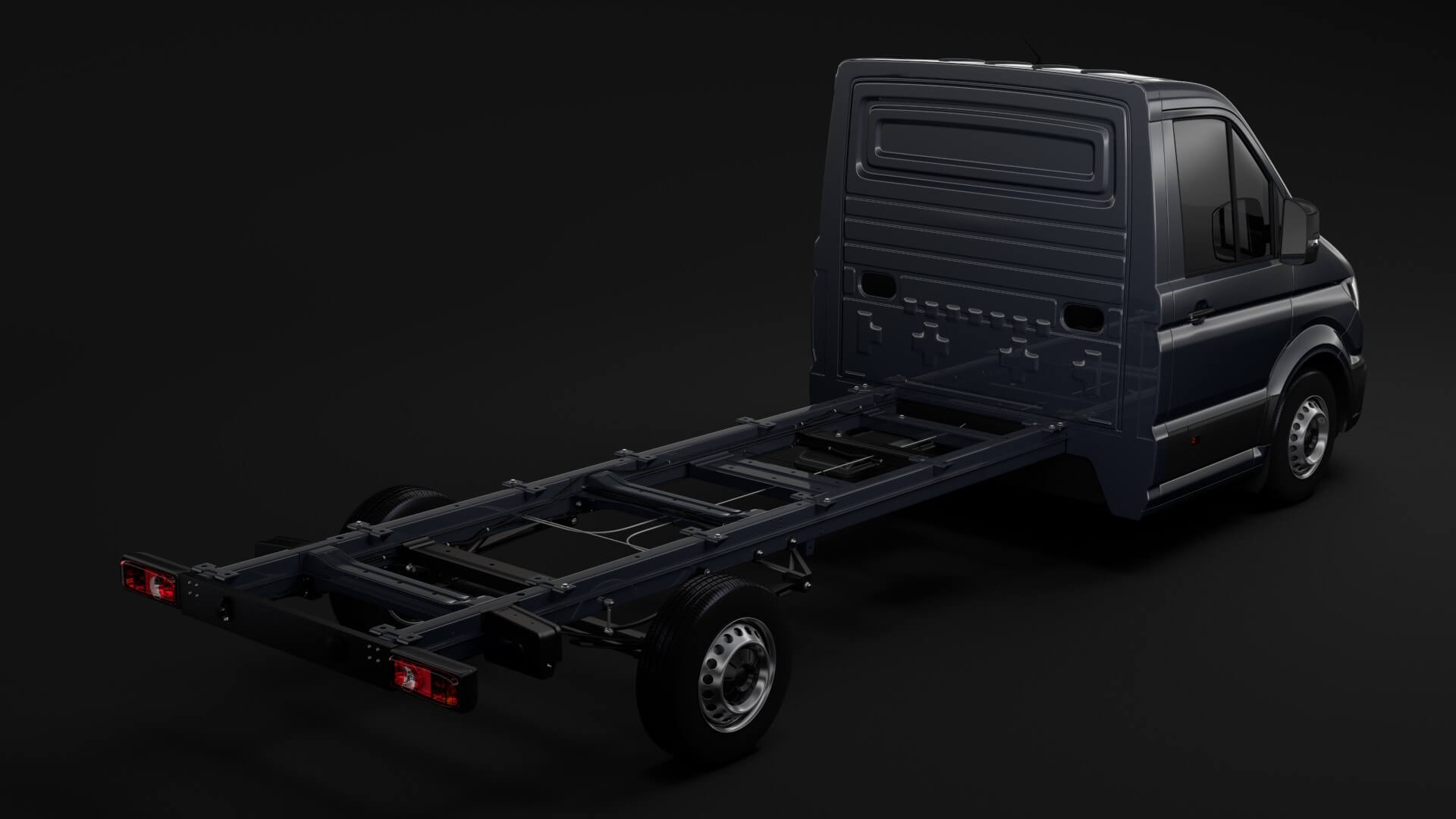 Volkswagen Crafter Chassi SingleCab L2 2017 - 3D Model by Creator 3D
