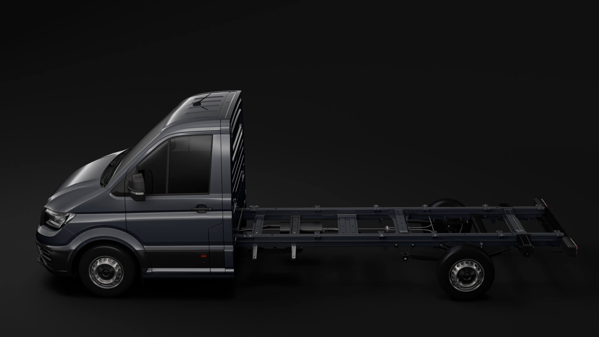 Volkswagen Crafter Chassi SingleCab L2 2017 - 3D Model by Creator 3D