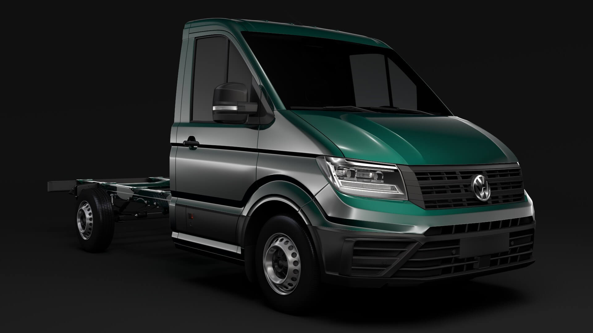 Volkswagen Crafter Chassis Single-Cab 2017 3D Model by Creator 3D