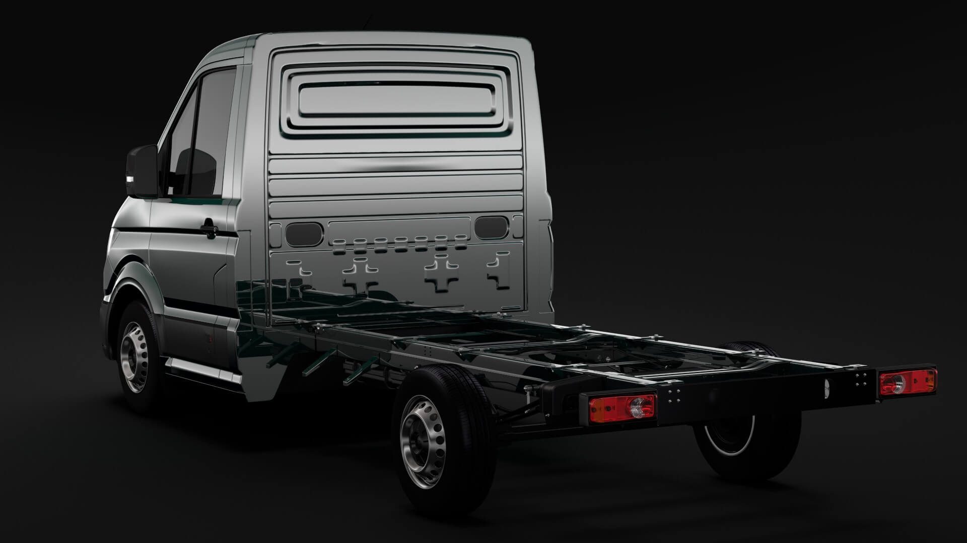 Volkswagen Crafter Chassis Single-Cab 2017 3D Model by Creator 3D