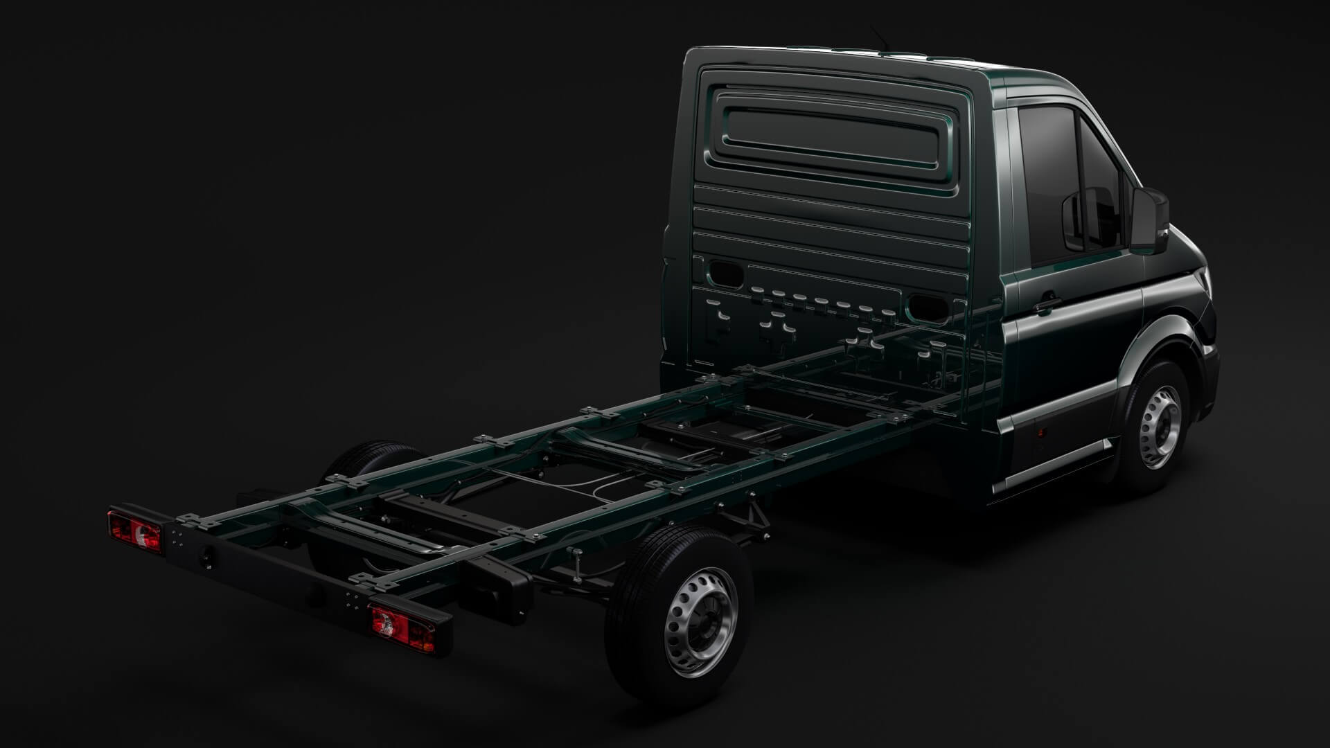 Volkswagen Crafter Chassis Single-Cab 2017 3D Model by Creator 3D