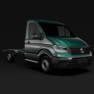 Volkswagen Crafter Chassis Single-Cab 2017 3D Model by Creator 3D